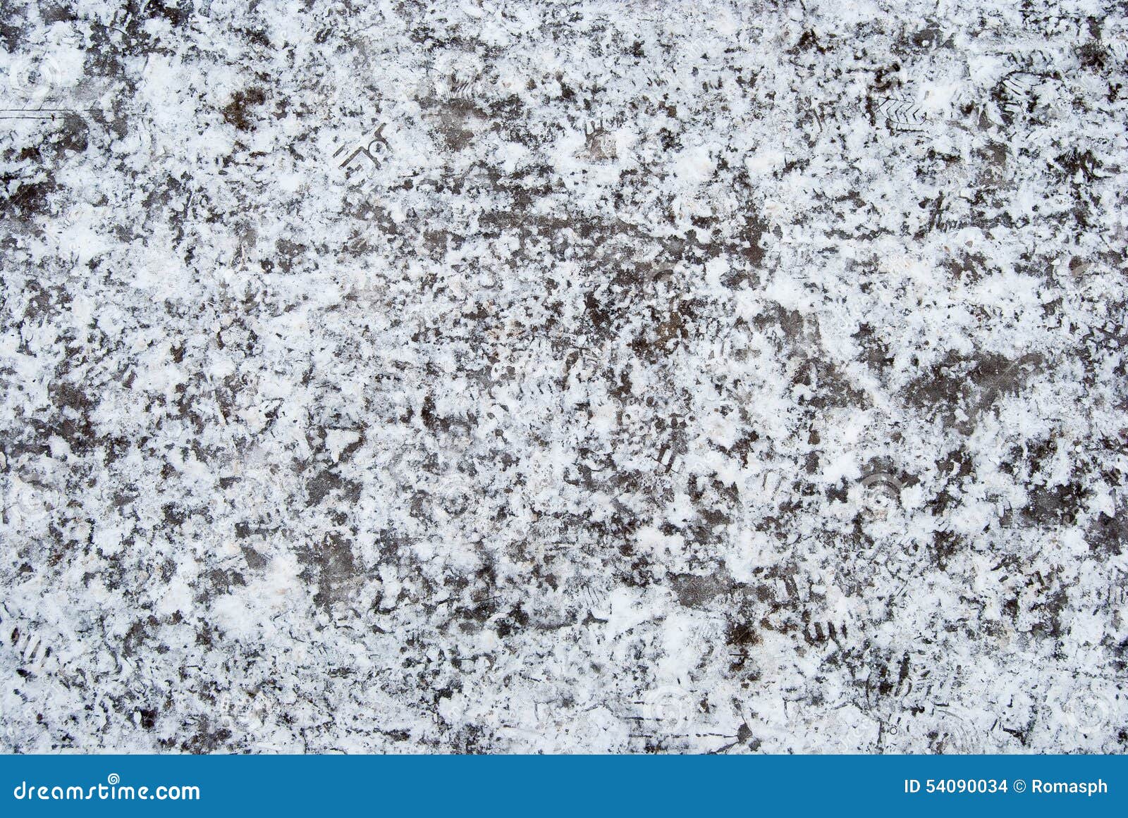 Icy ground stock photo. Image of footmark, sleet, pedestrian - 54090034