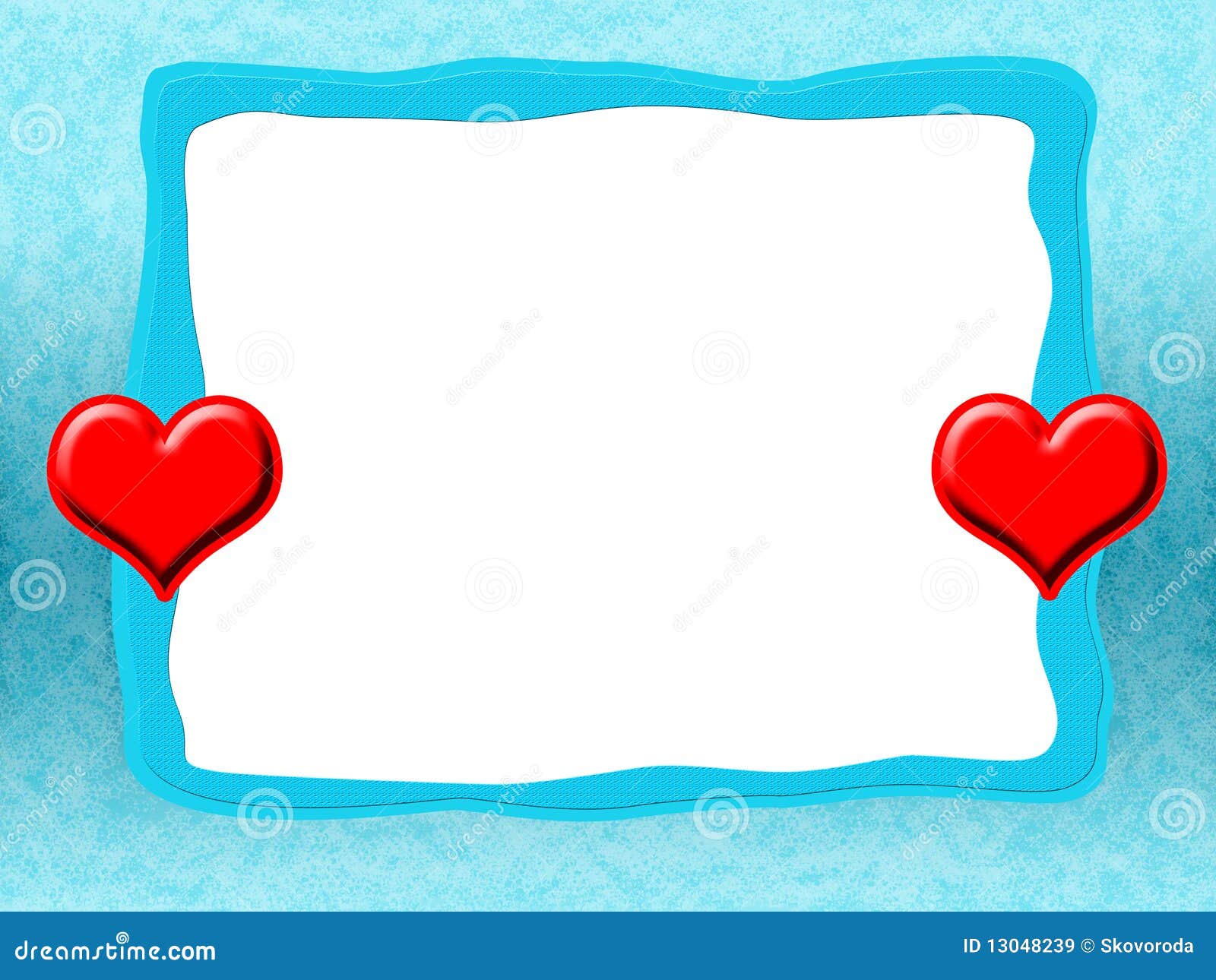 Icy Love Frame stock illustration. Illustration of bright - 13048239