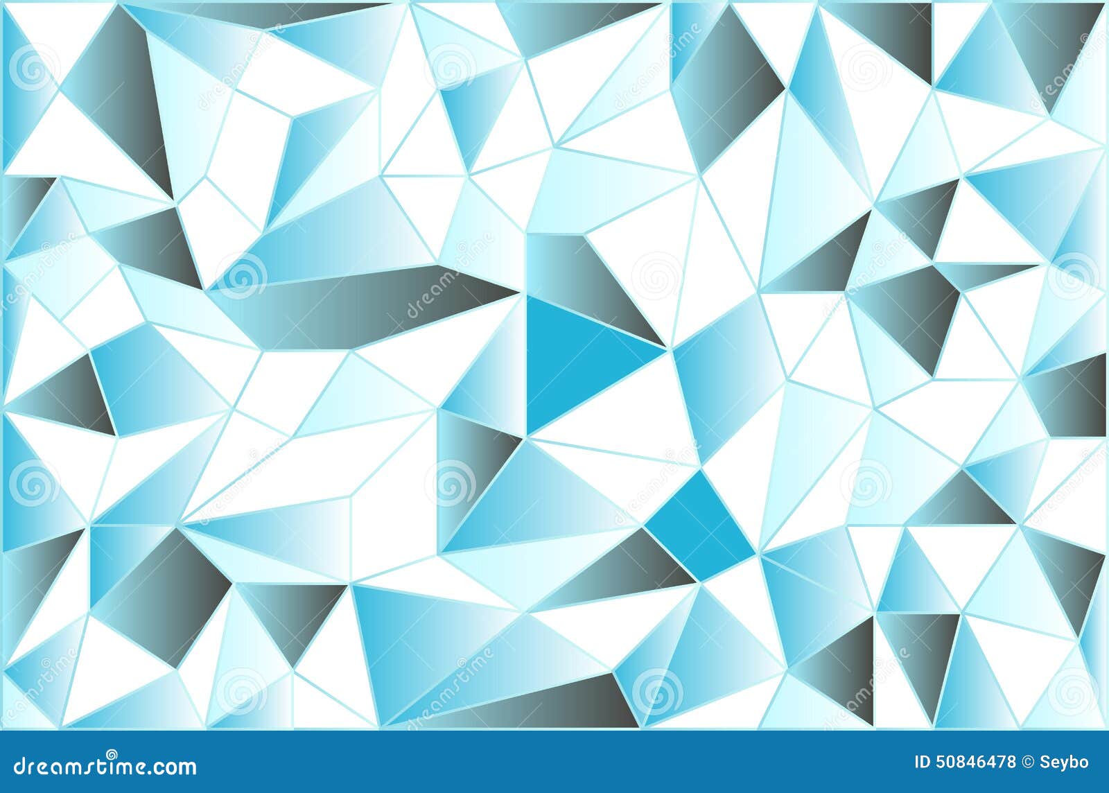 Icy Low Poly Polygonal Triangular Icy Abstract Background. Vector Stock ...