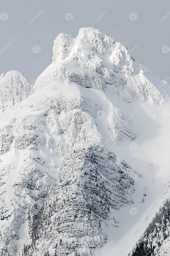 Icy mountain stock image. Image of environment, rock - 23134193
