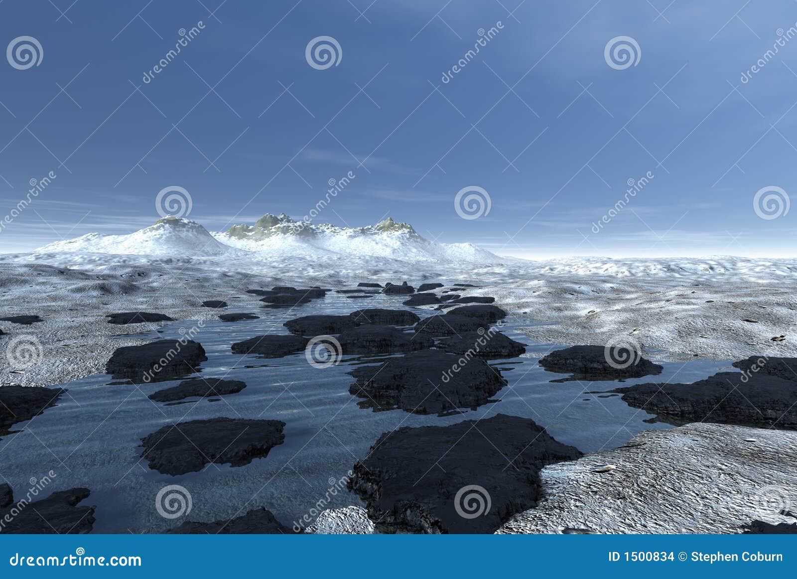 Icy Mountain Landscape stock photo. Image of sierra, frozen - 1500834