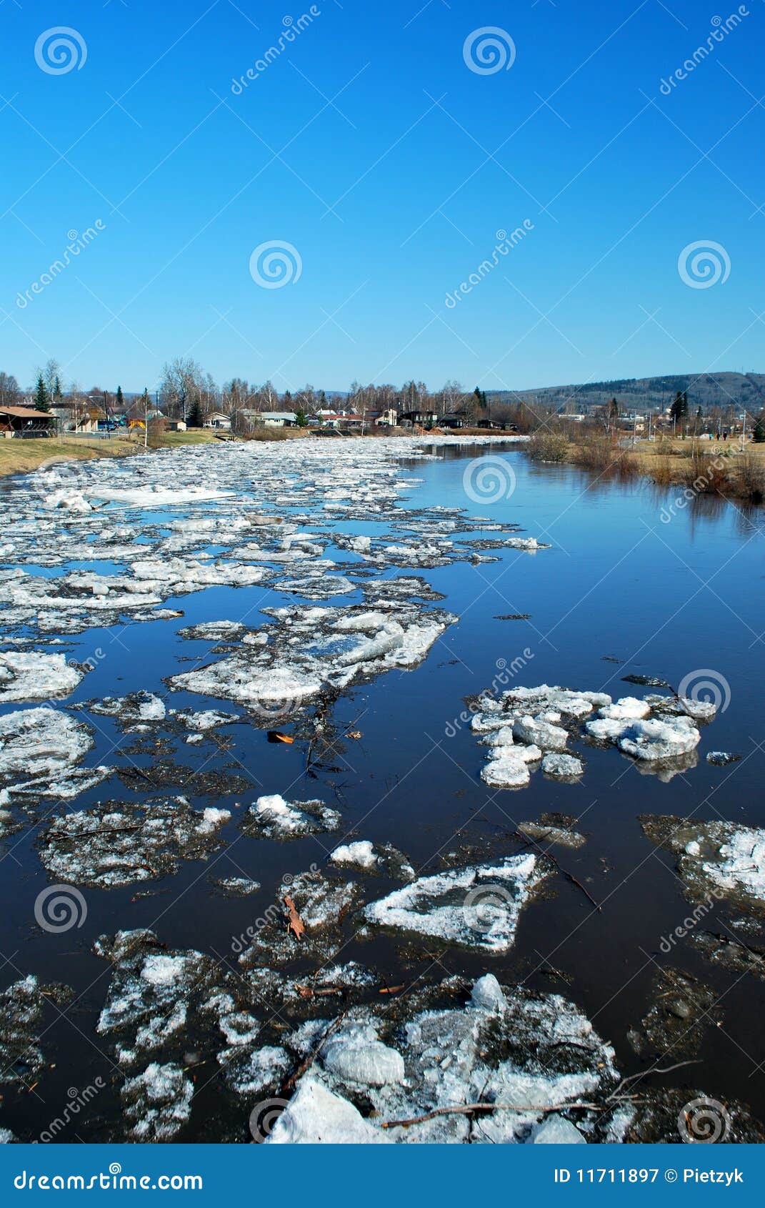 Icy River stock image. Image of beauty, scenic, cracks - 11711897