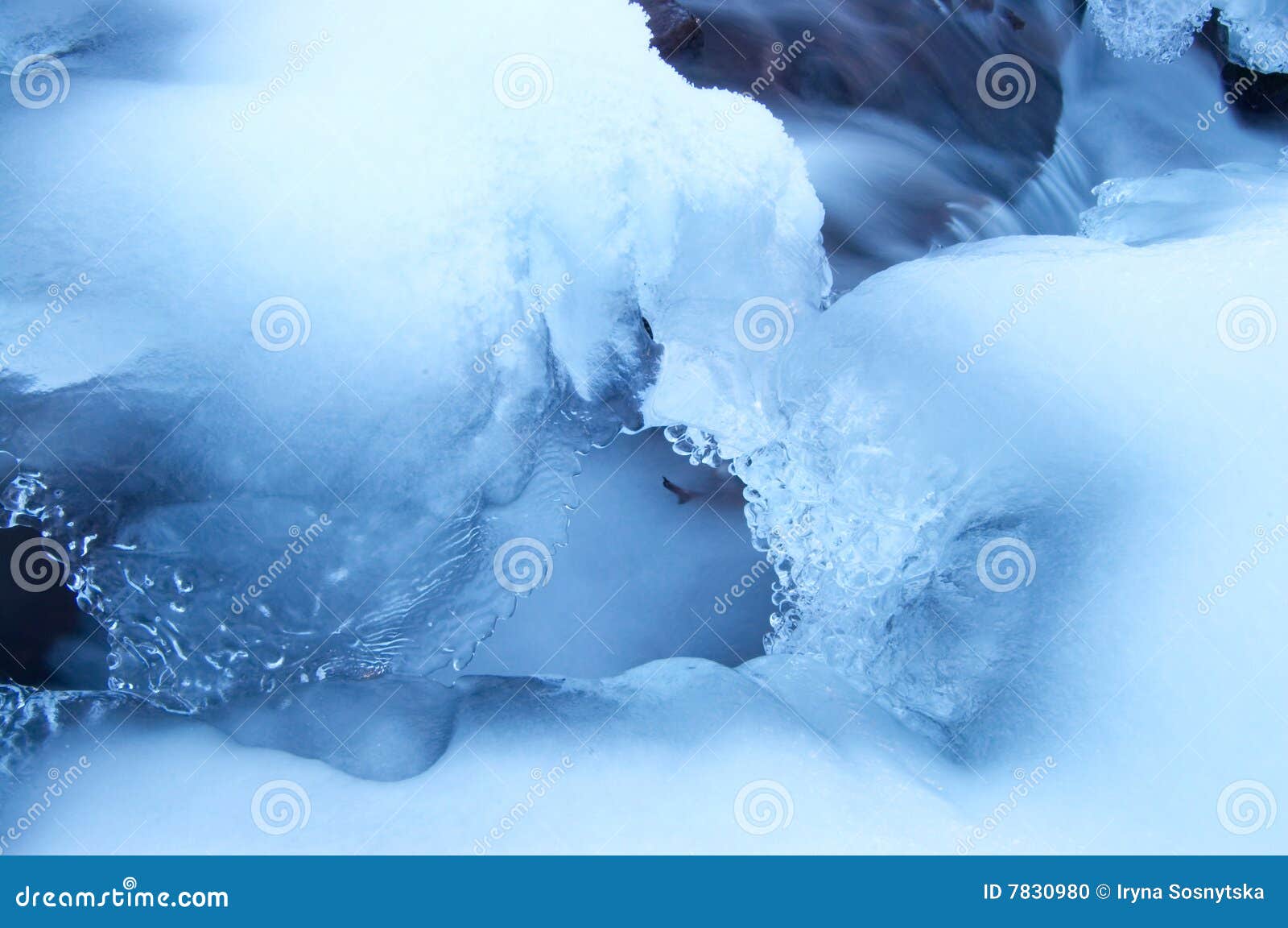 Icy river stock photo. Image of river, covered, scenic - 7830980