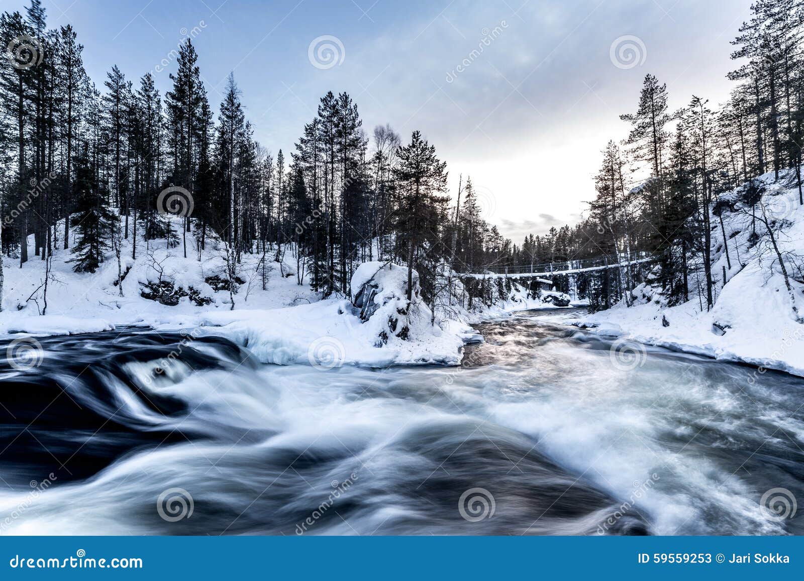 Icy river stock image. Image of tree, cold, hiking, flowing - 59559253