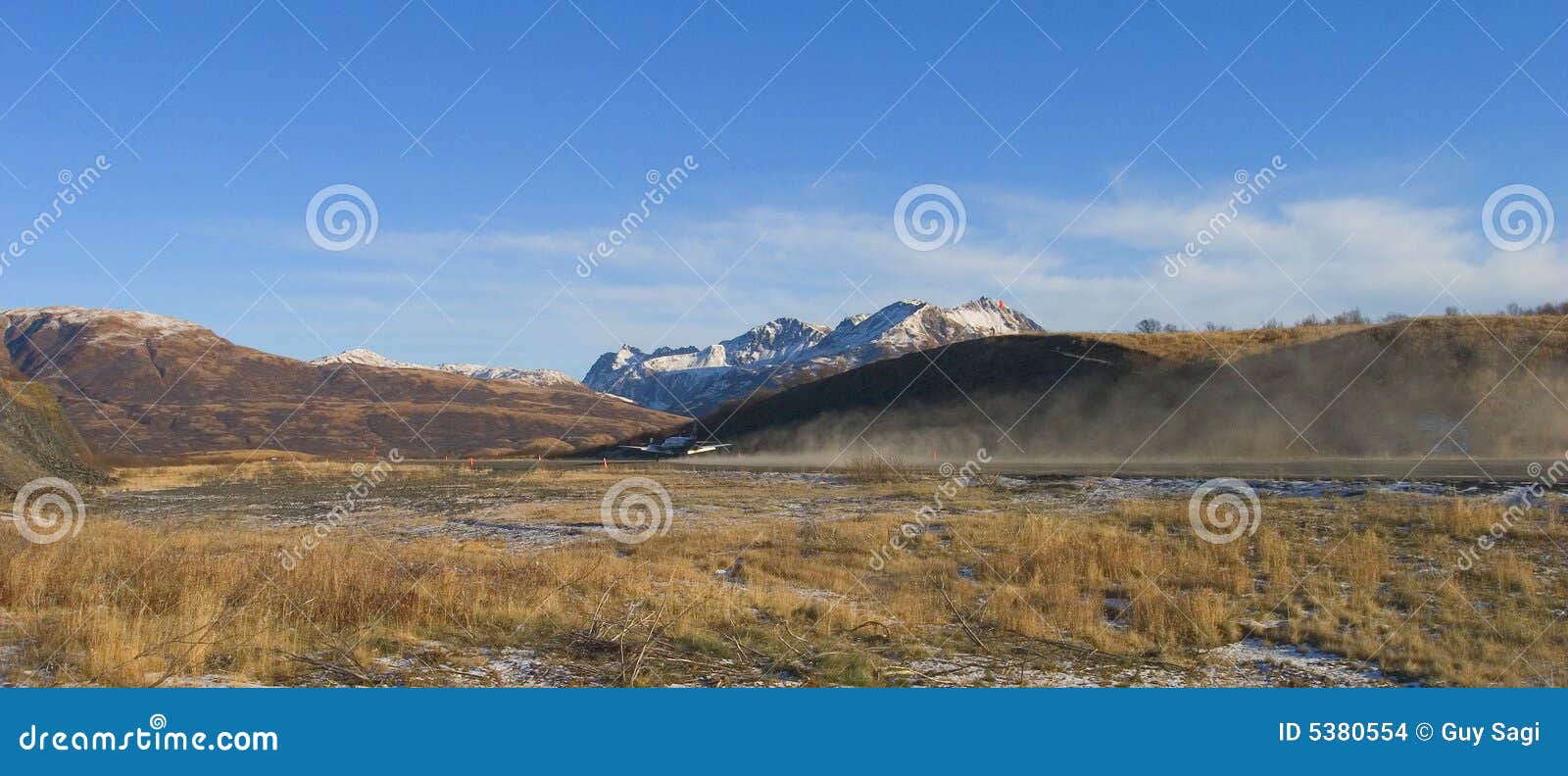 Icy runway stock photo. Image of snow, airstrip, plane - 5380554