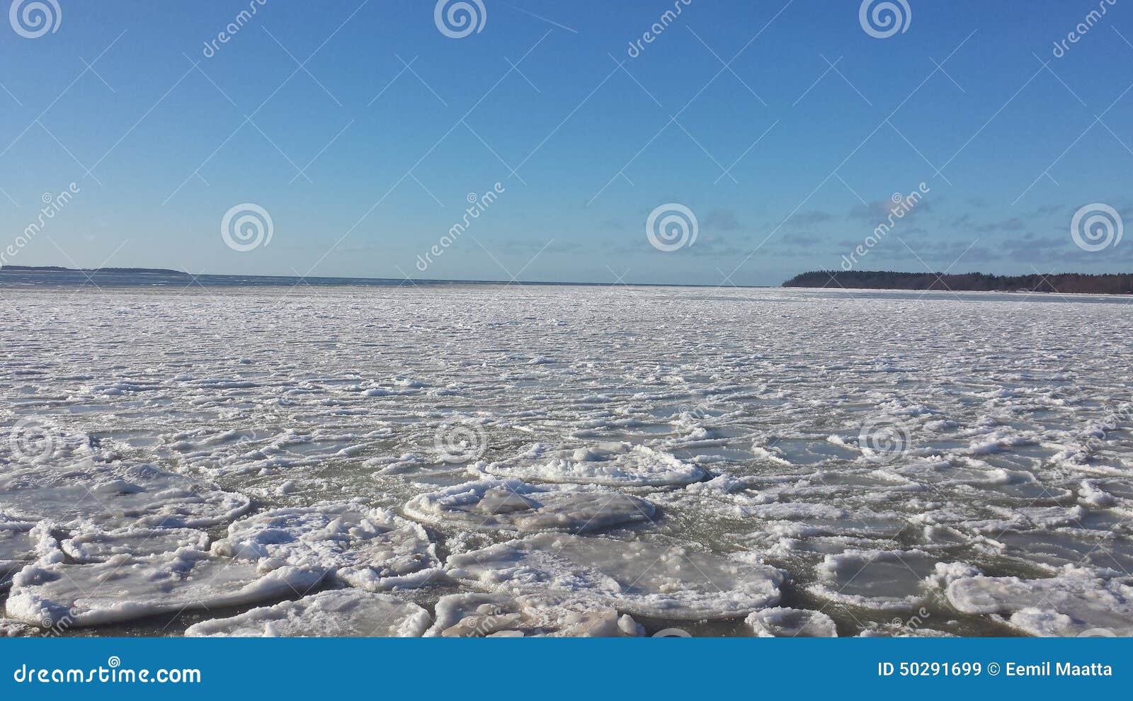 Icy Sea stock image. Image of winter, landscape, water - 50291699