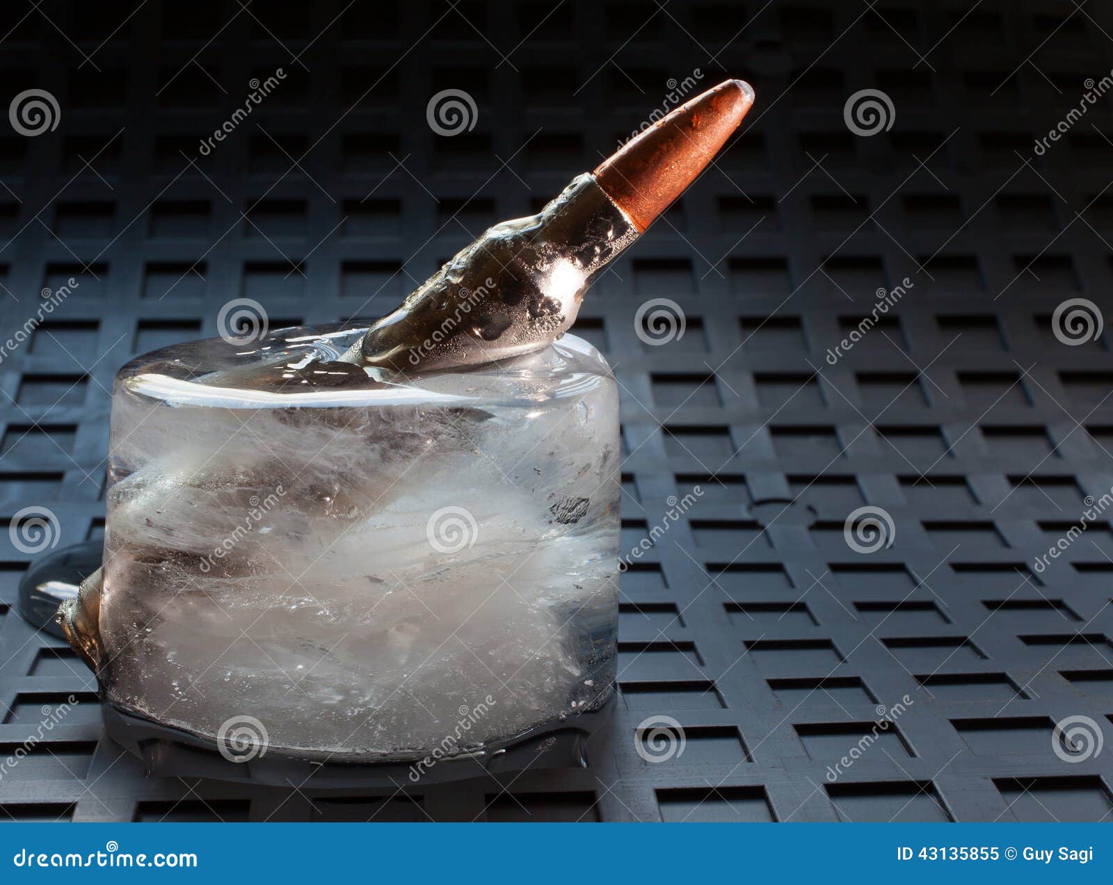 Icy shooter stock image. Image of grey, shell, melting - 43135855