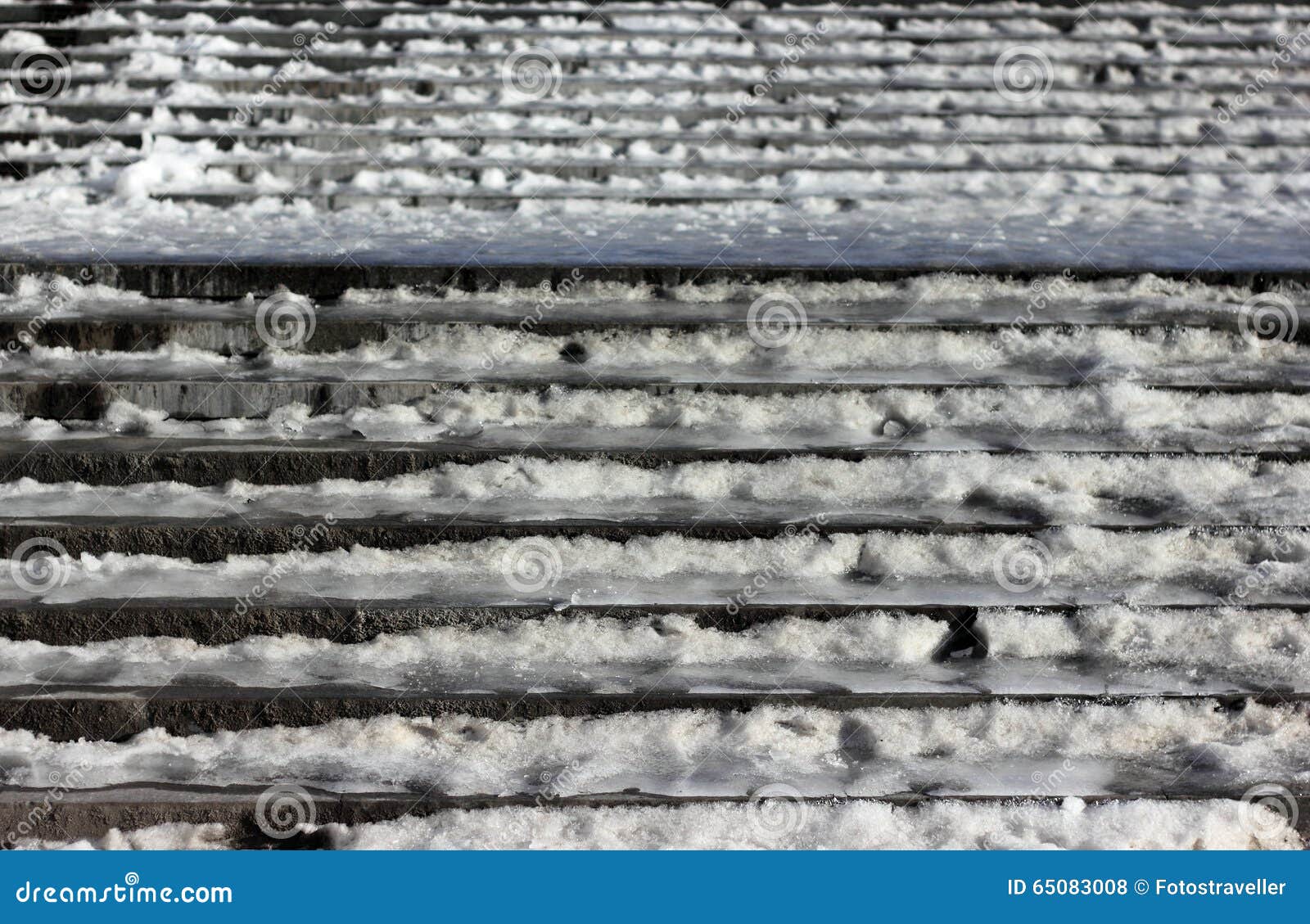Icy steps stock photo. Image of stairs, season, risk - 65083008