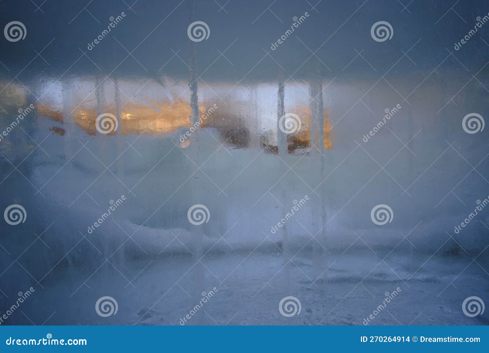 Icy Texture and Daylight Breaking through Ice. Stock Photo - Image of ...
