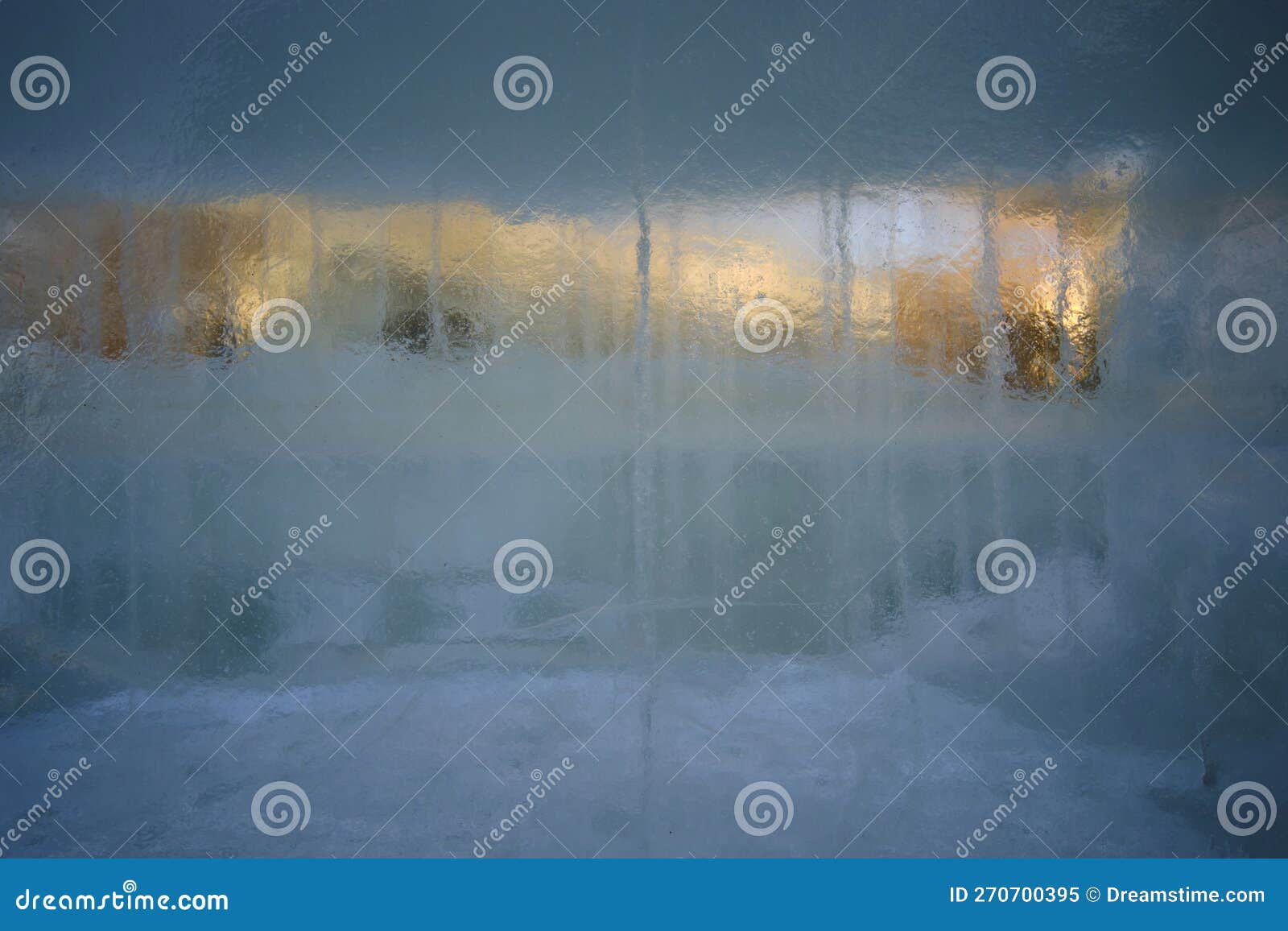 Icy Texture and Daylight Breaking through Ice. Stock Image - Image of ...