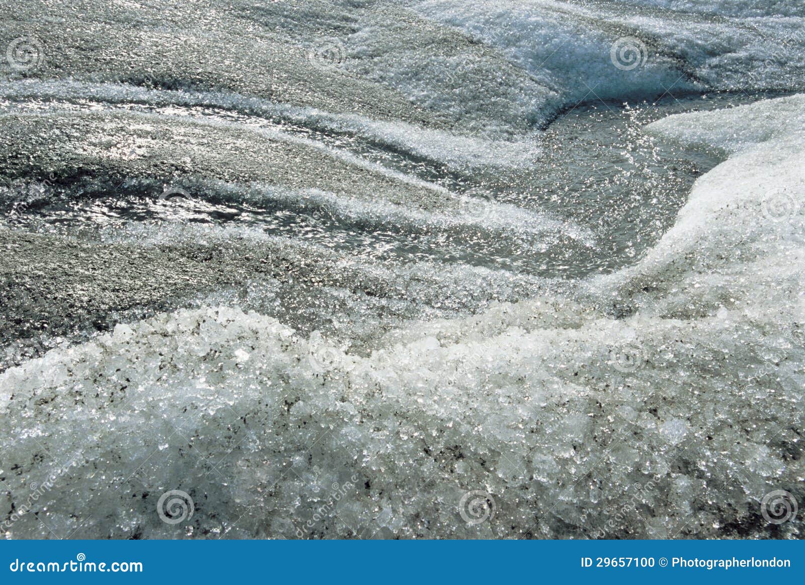 Icy Water Flowing stock photo. Image of beautiful, idyllic - 29657100