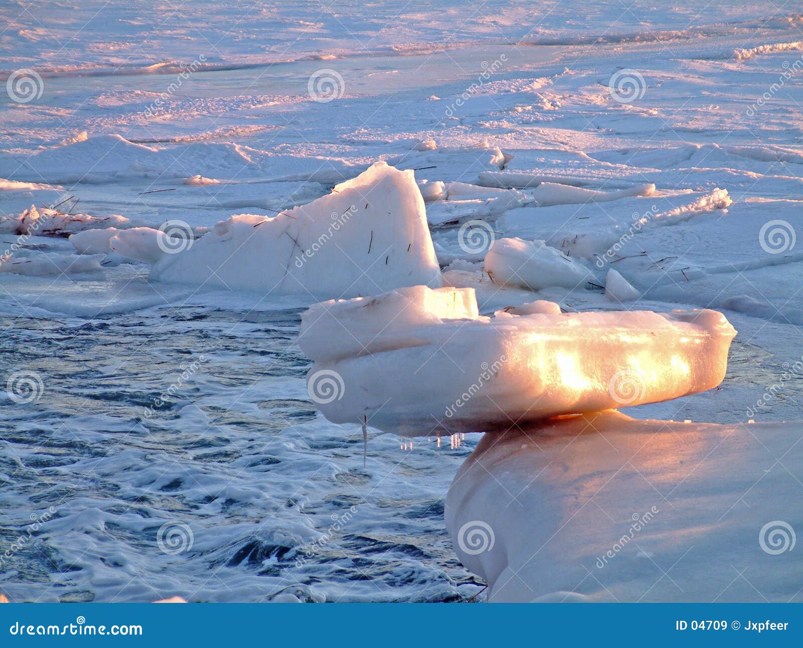 Icy waters stock image. Image of winter, water, river, seasonal - 4709
