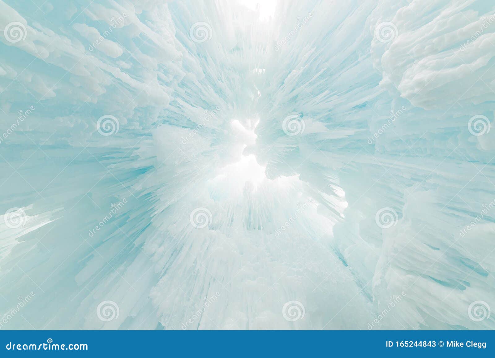 Icy winter background stock image. Image of blue, copy - 165244843