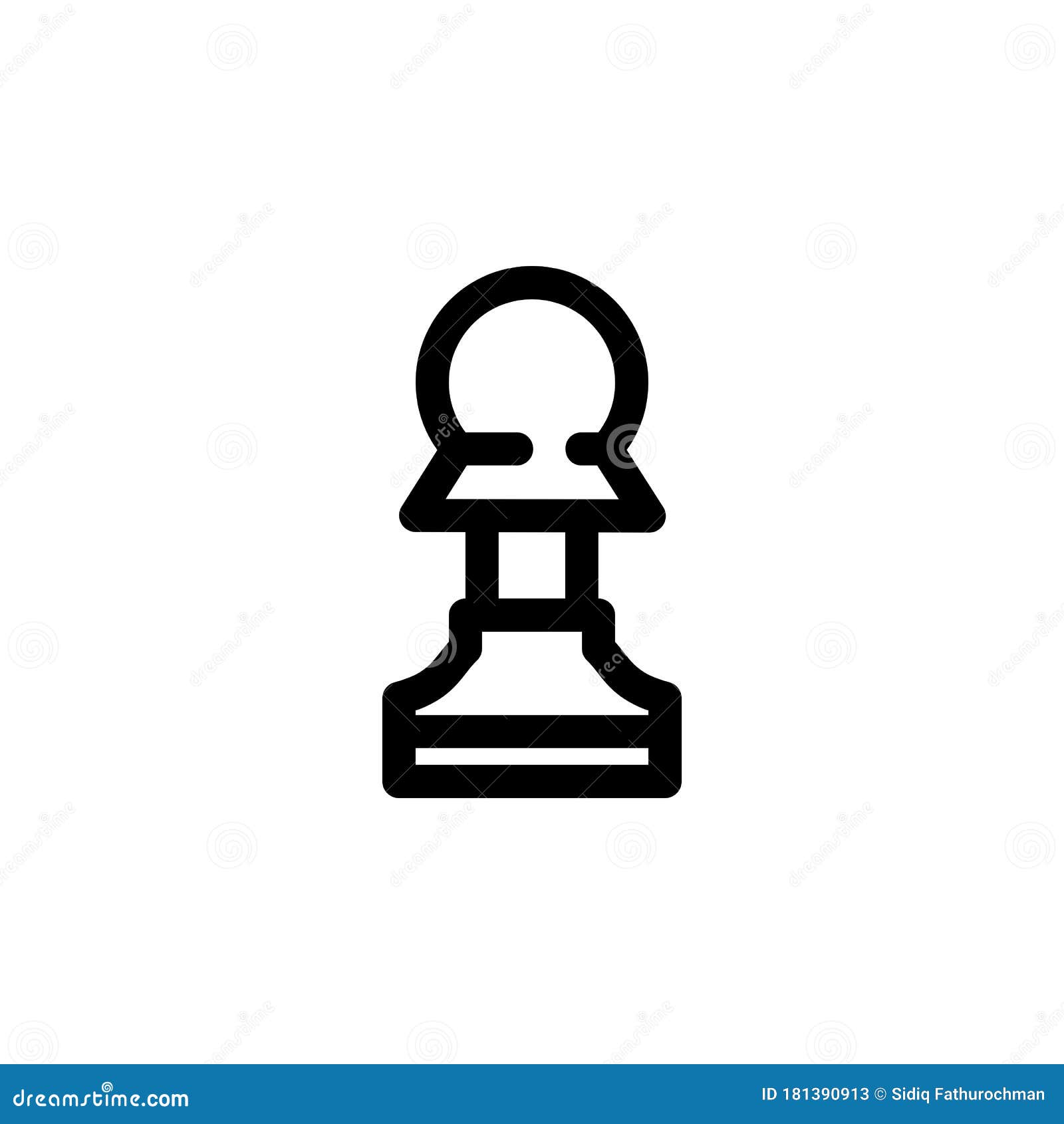 Icône d'échecs illustration de vecteur. Illustration of intelligente - 181390913