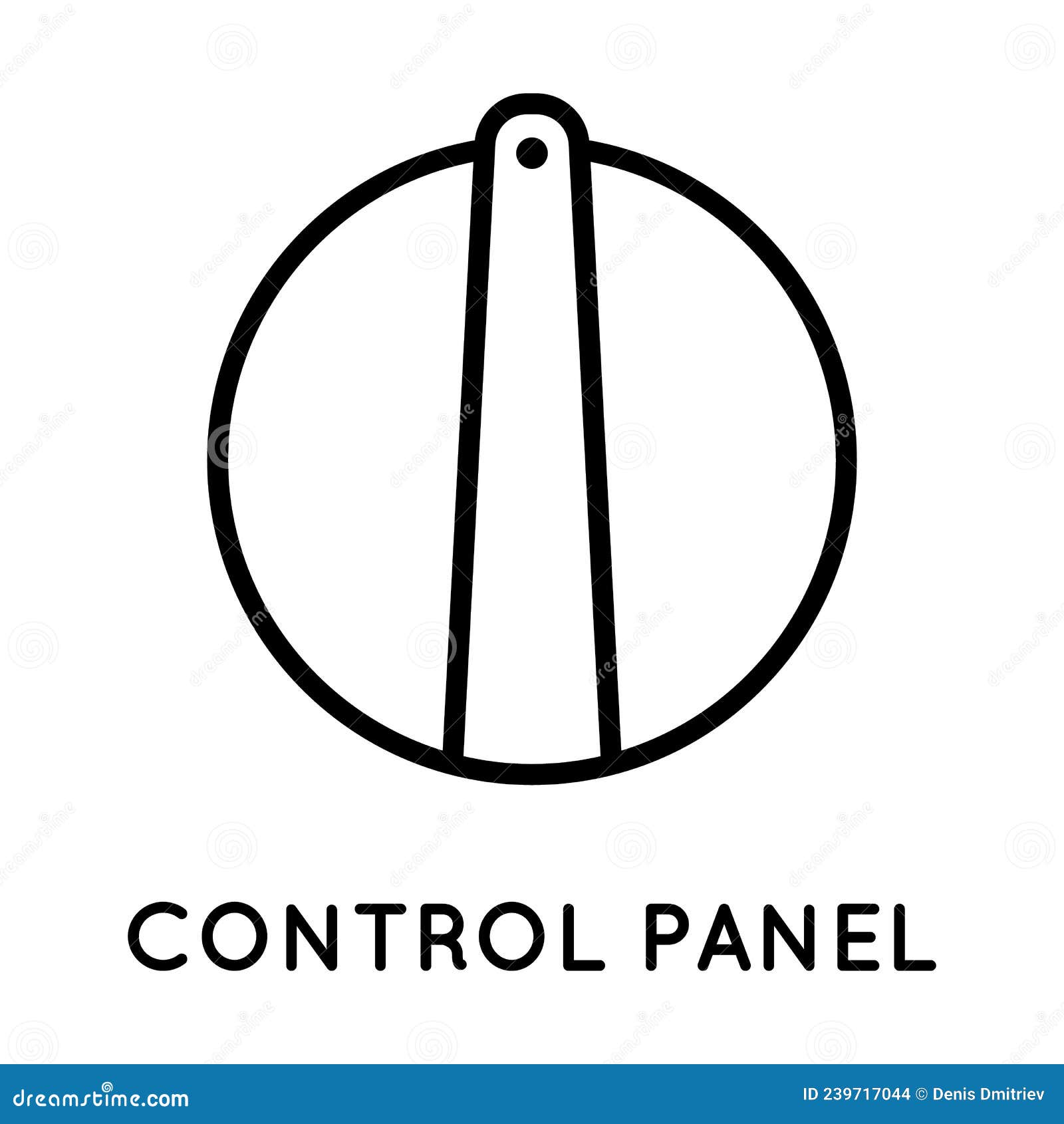 Icône De Commutateur D'alimentation Pour Le Panneau De Commande. Icône Vectorielle Pour Afficher ...