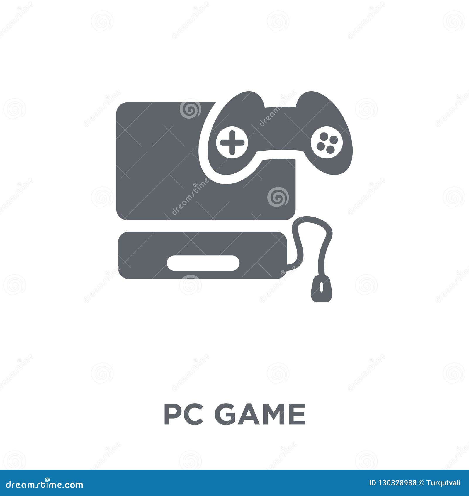 Icône De Jeu De PC De Collection De Divertissement Illustration de Vecteur - Illustration du ...