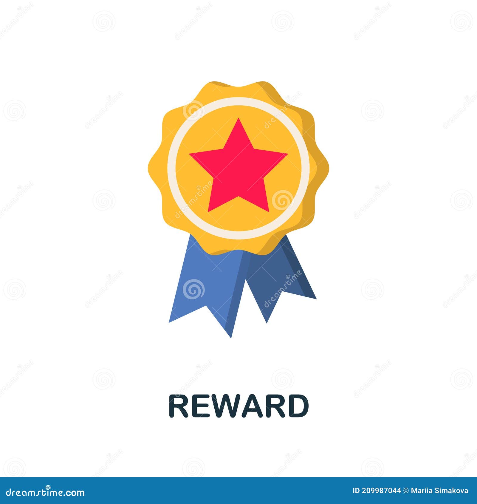 Icône De Récompense. élément Simple Couleur De La Collection De Fidélité Client. Icône De ...