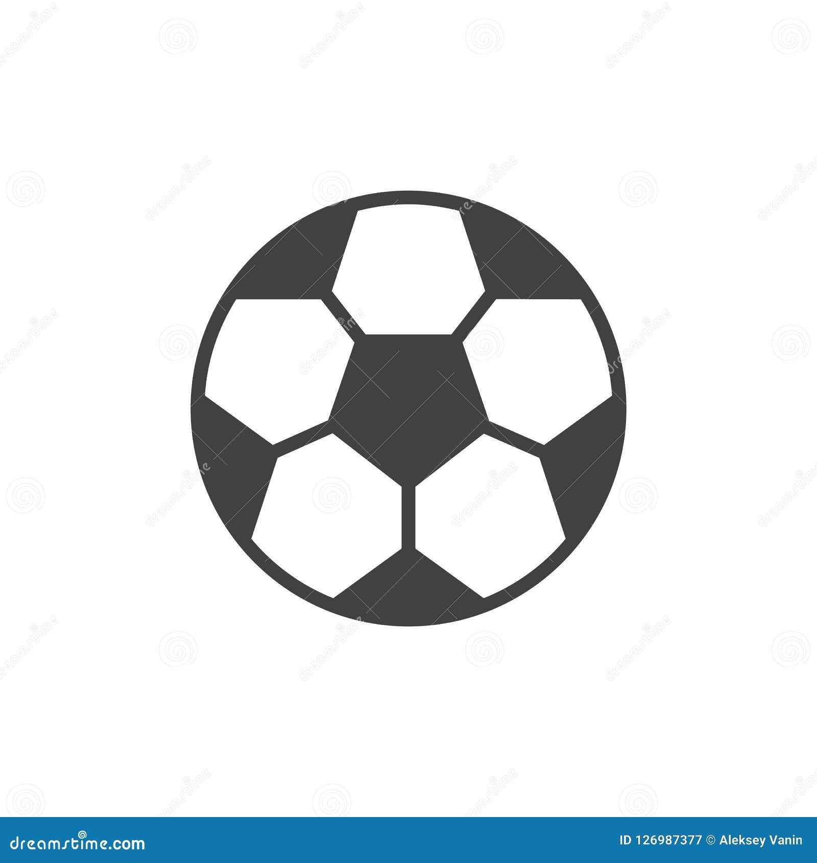 Icône De Vecteur De Ballon De Football Illustration de Vecteur ... Icône De Vecteur De Ballon De Football Illustration de Vecteur ...