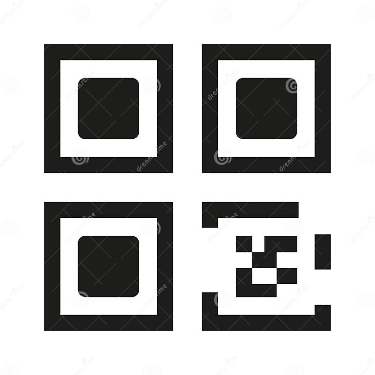Icône Qr Code Ou Qrcode. Vectoriel D'analyse De Code Qr Illustration de Vecteur - Illustration ...