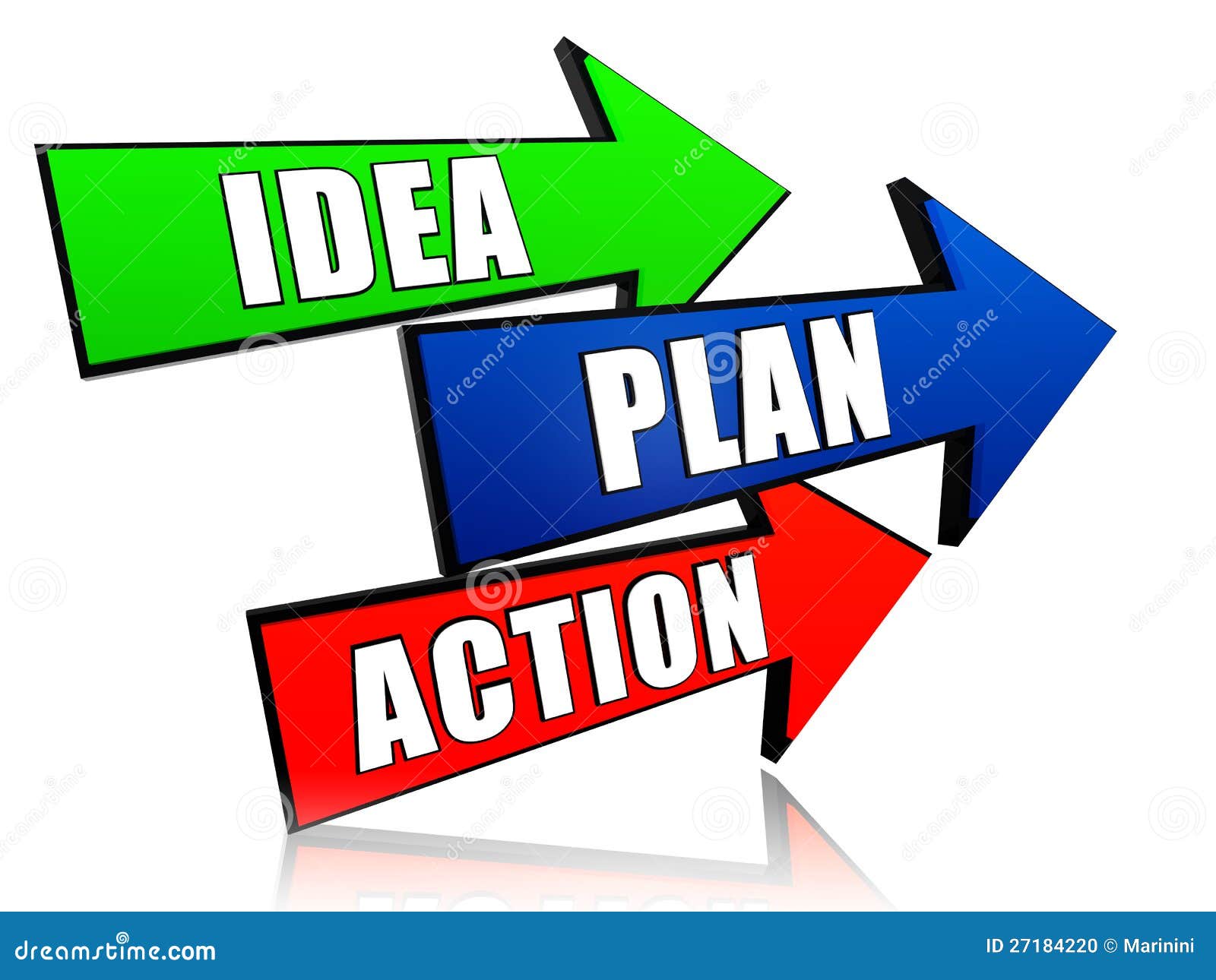 Idé plan, uppgift i pilar stock illustrationer. Illustration av ...