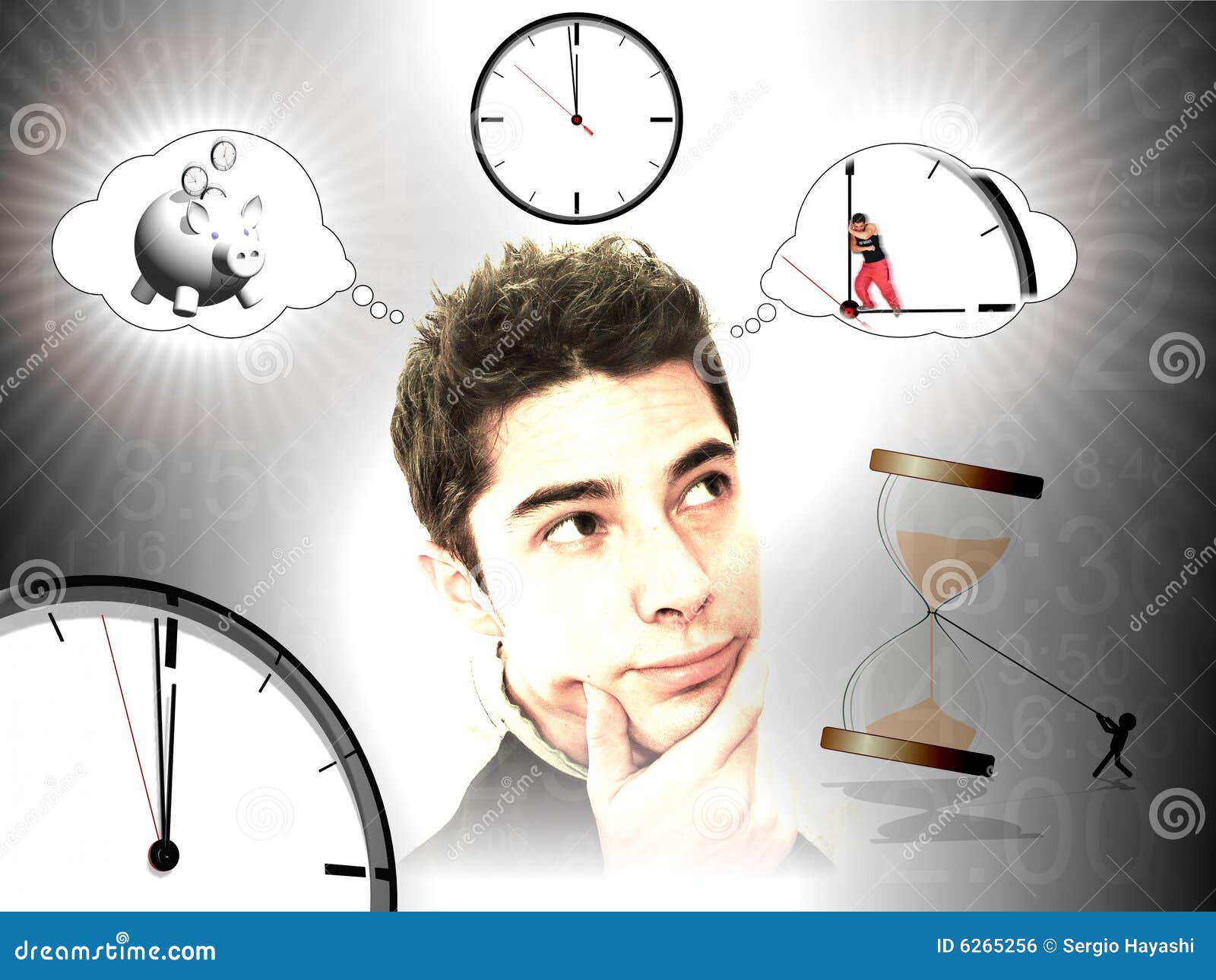 Idéer sparar tid arkivfoto. Bild av samling, affär, klocka - 6265256