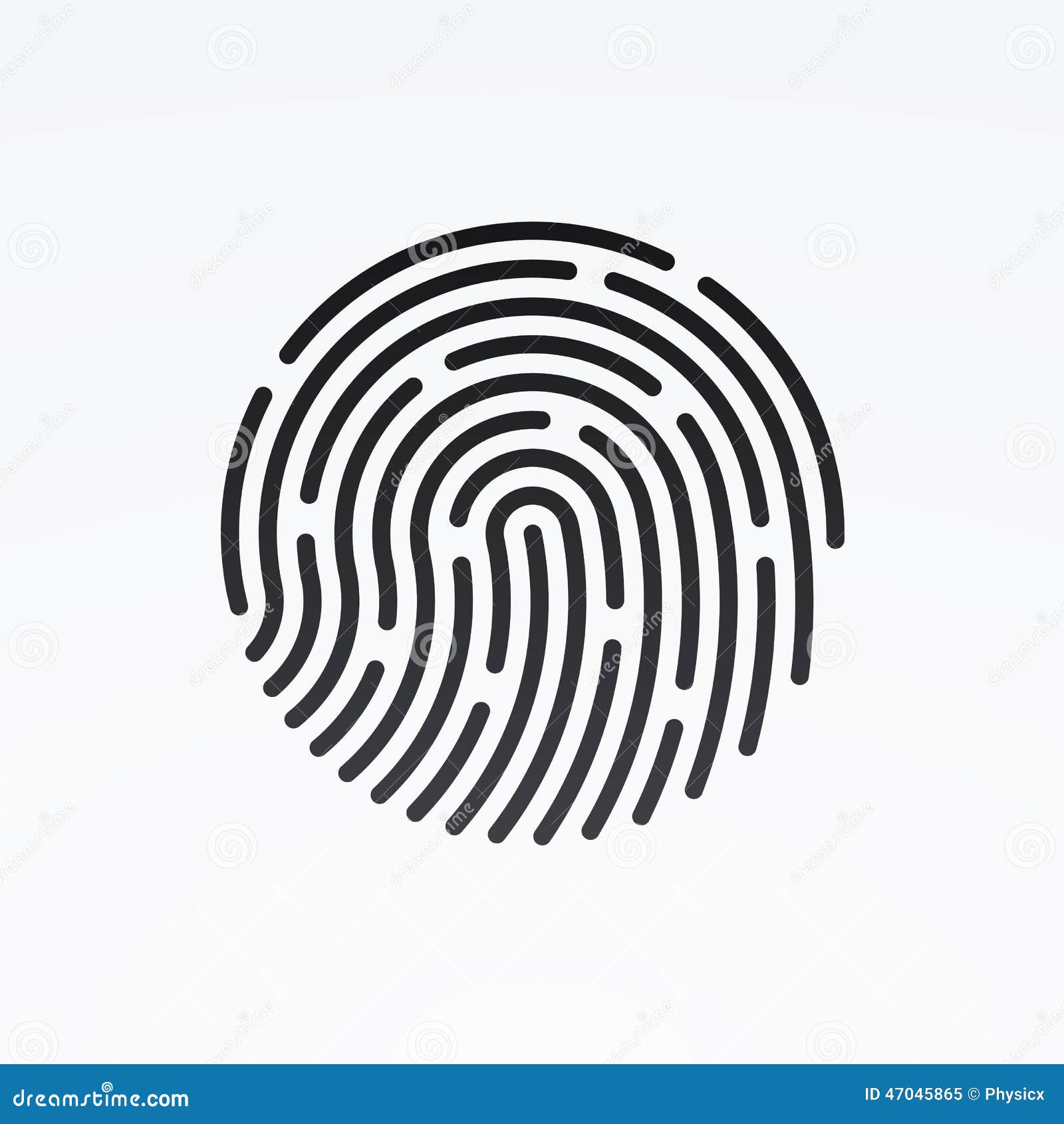 ID app icon stock vector. Illustration of scanner, identity - 47045865