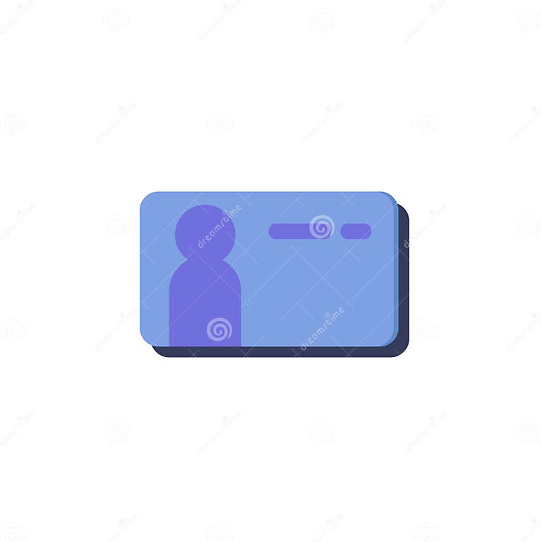 Id Card Clipart. Id Card Isolated Flat Vector Clipart Stock Vector ...