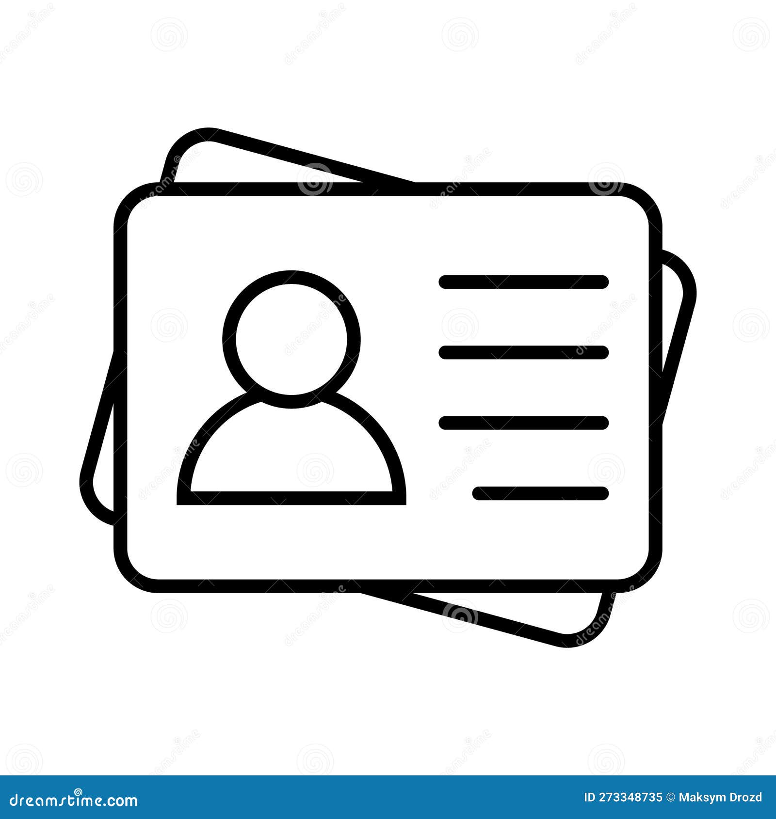 Id Card Icon. Id Card Badge Icon. Identification Card, Driver S License ...