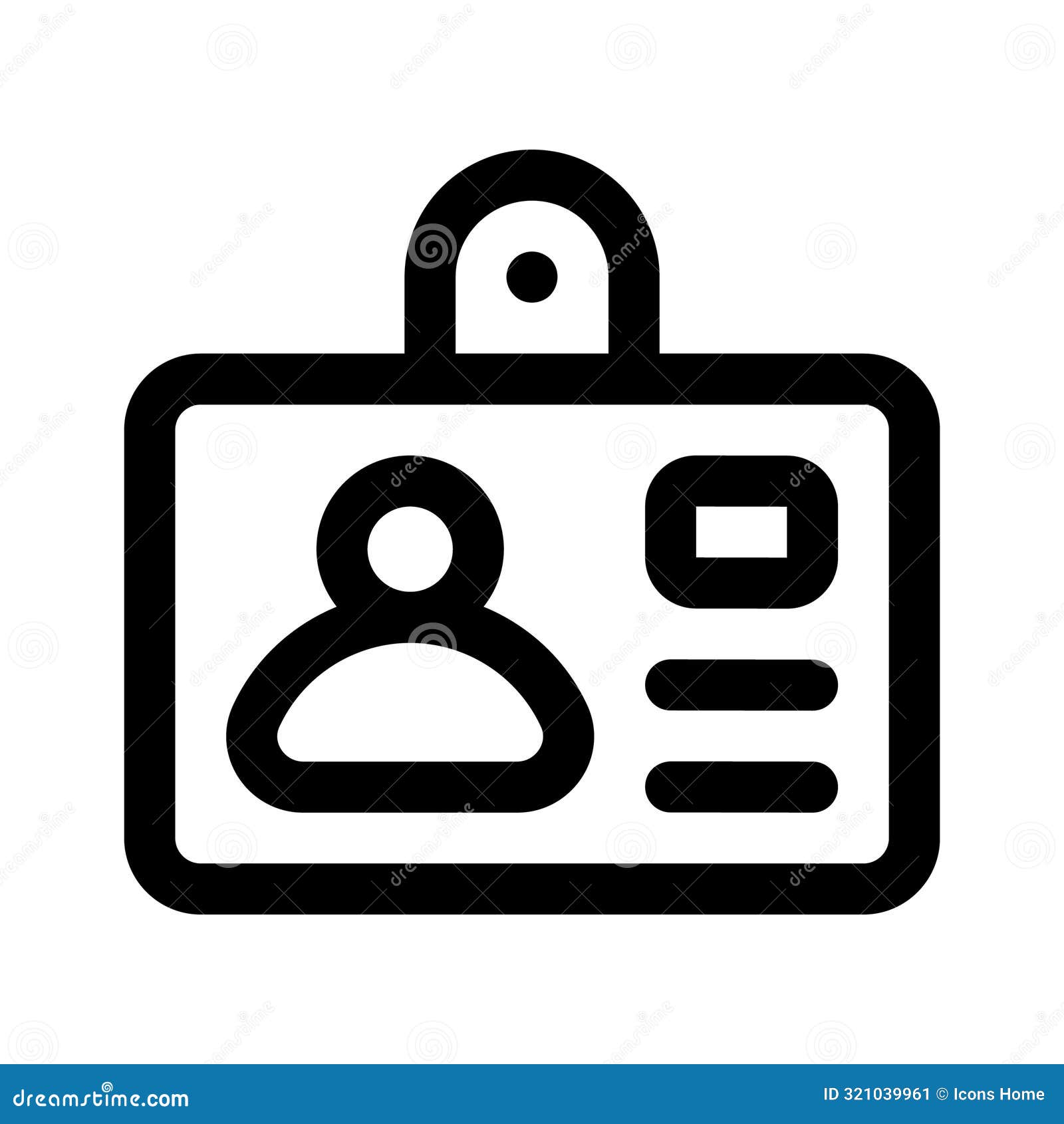 Id Card Icon Design, Personal Information Card Vector Design Stock ...