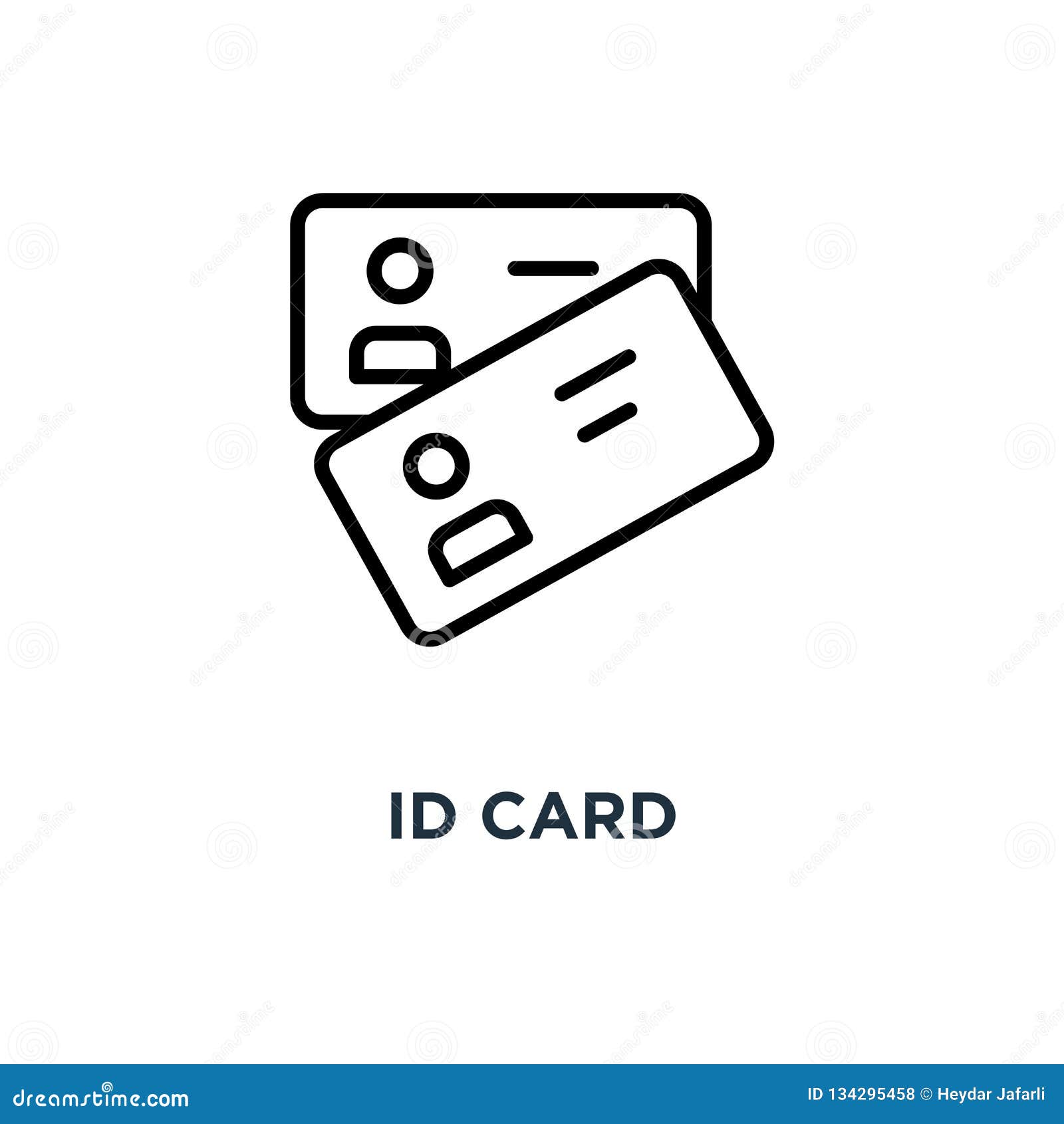 Linear Identification Badge Icon From Airport Terminal Outline ...