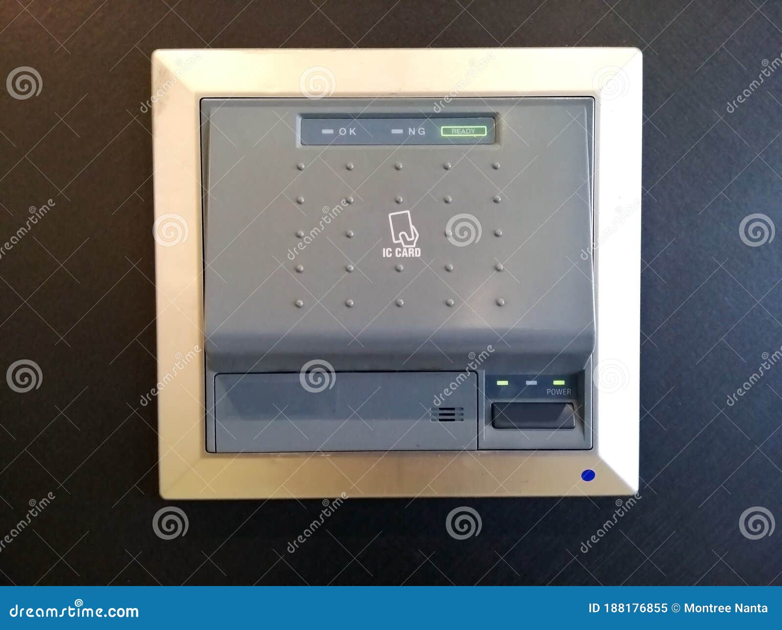 ID card scanner stock image. Image of screen, stripe - 188176855