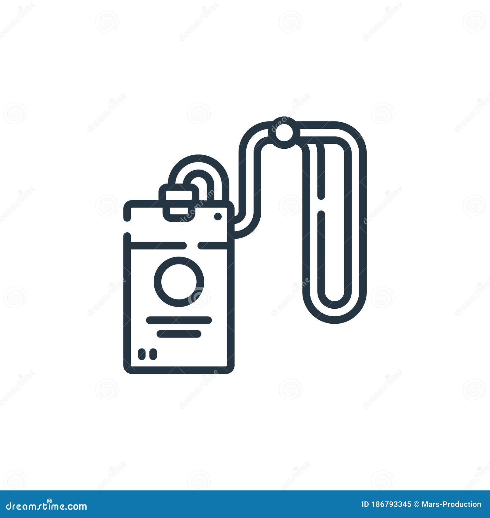 Id Card Vector Icon. Id Card Editable Stroke. Id Card Linear Symbol for ...