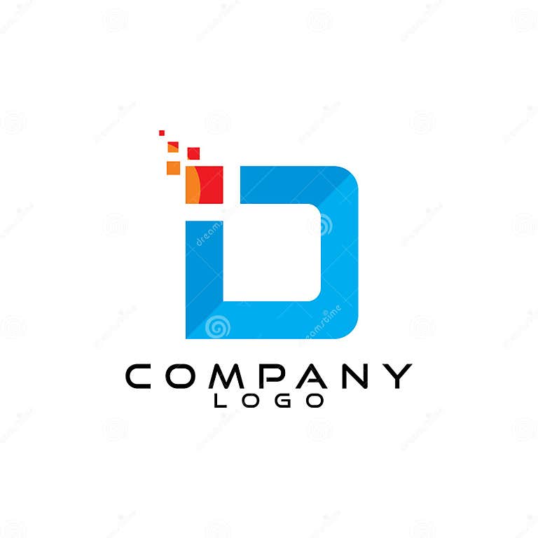 Id, Di Letter Tech, Ict and it Logo Design Vector Stock Vector ...