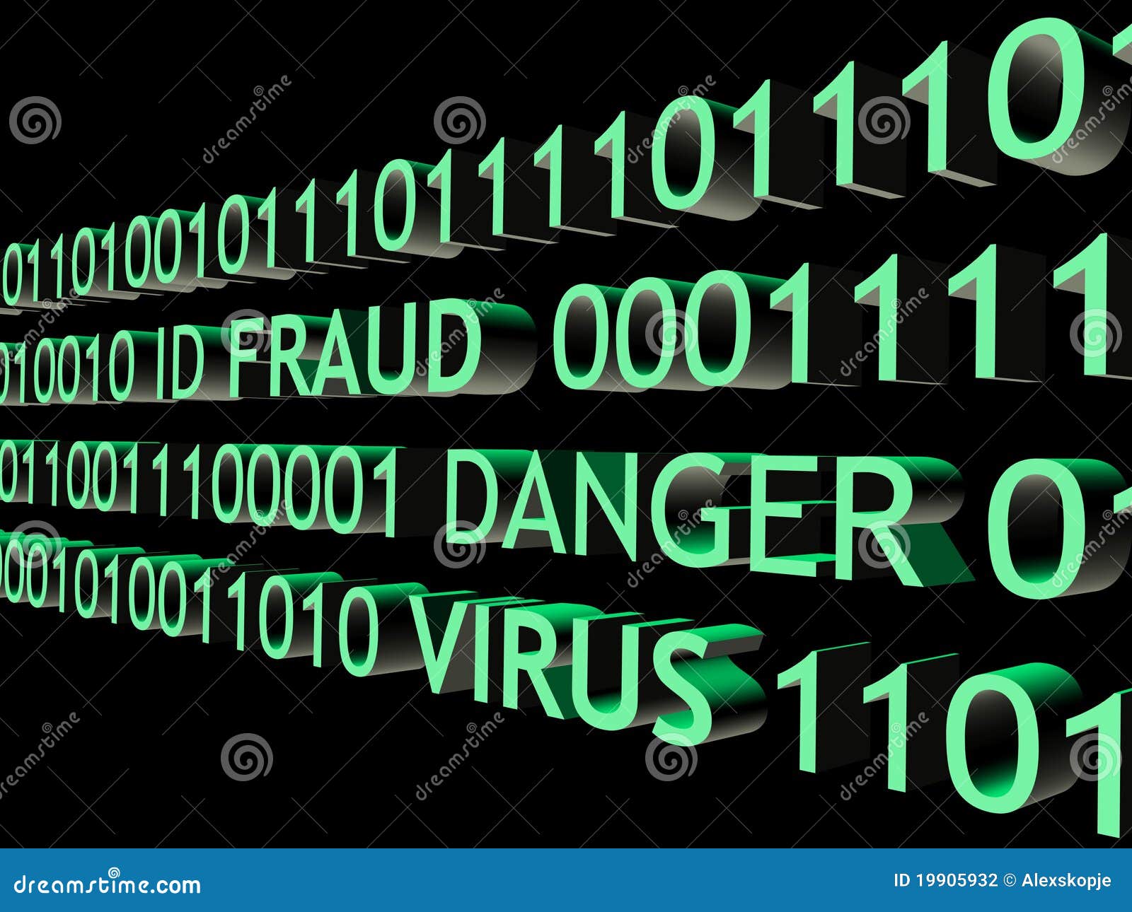ID fraud stock illustration. Illustration of account - 19905932