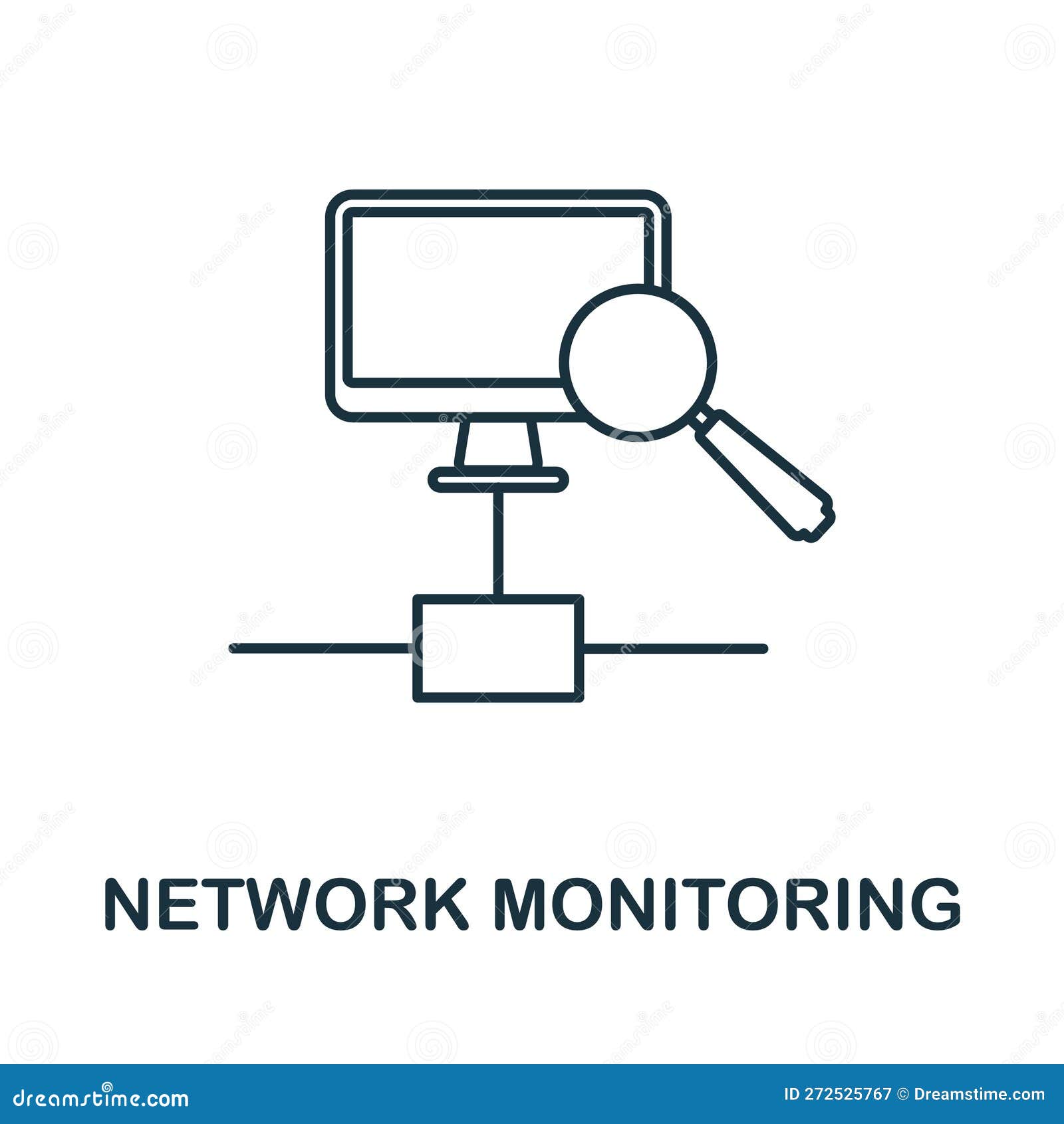 Id Pass Line Icon Simple Element From Internet Security Collection Creative Id Pass Outline