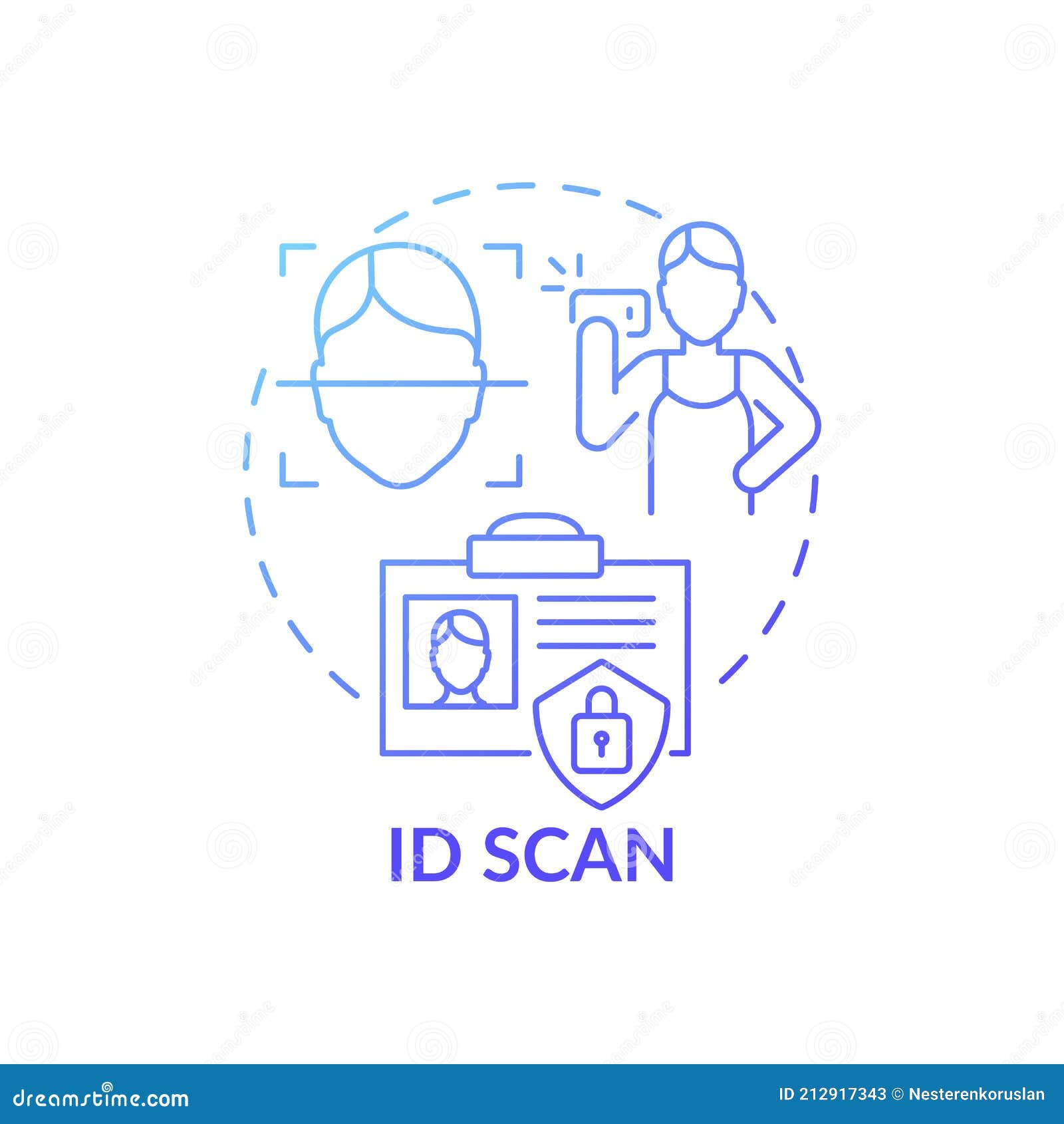Scan Me Concept Qr Code Icon In Frame Template Of Quick Responce Matrix Barcode In Square Grid