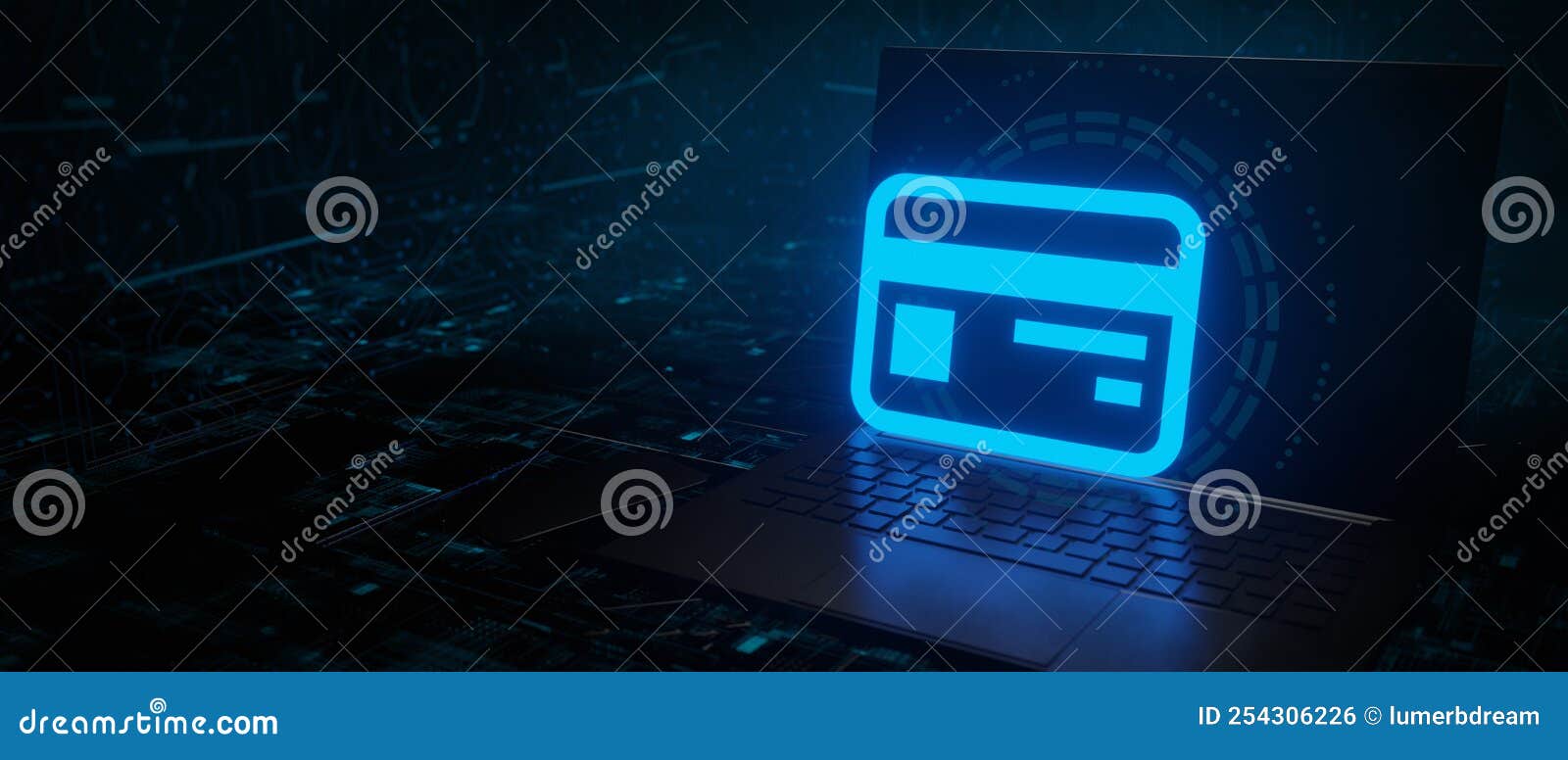 ID Technology Concept. Network Technology Identification Banner ...