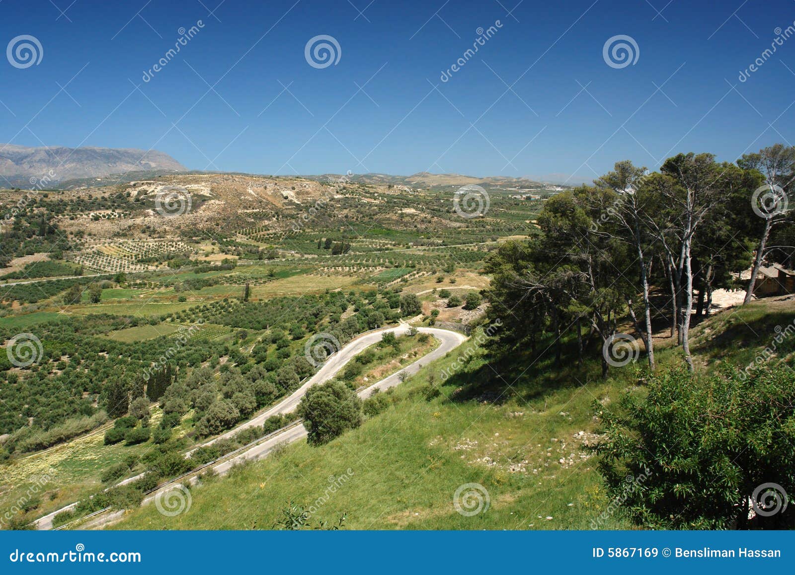 Ida Mountains in Crete Island Stock Image - Image of crete, valley: 5867169