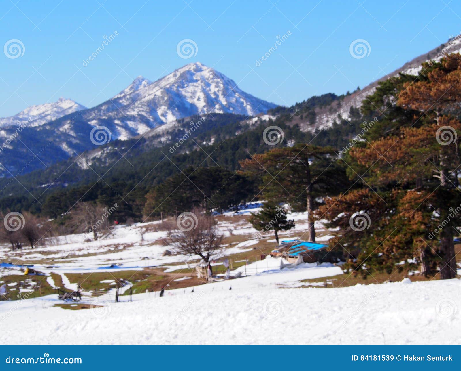 Ida mountains stock image. Image of mountains, winter - 84181539