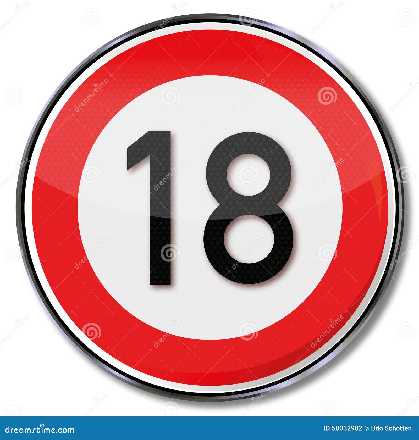 Idade Legal E Aniversário 18 Ilustração do Vetor - Ilustração de ...