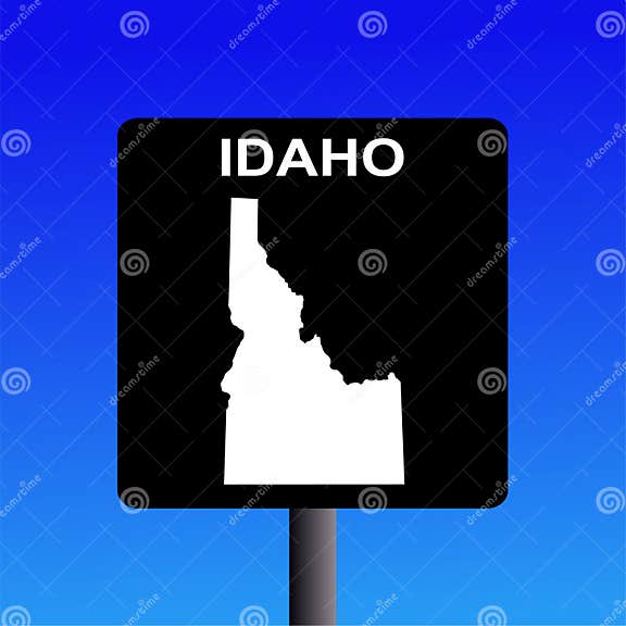 Idaho highway sign stock vector. Illustration of sign - 3340165