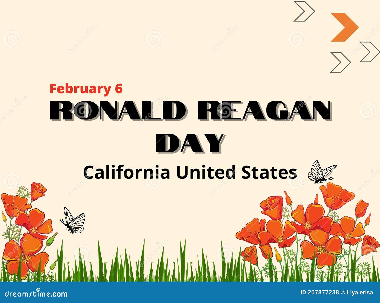 Ronald Reagan Day editorial stock photo. Illustration of concept ...