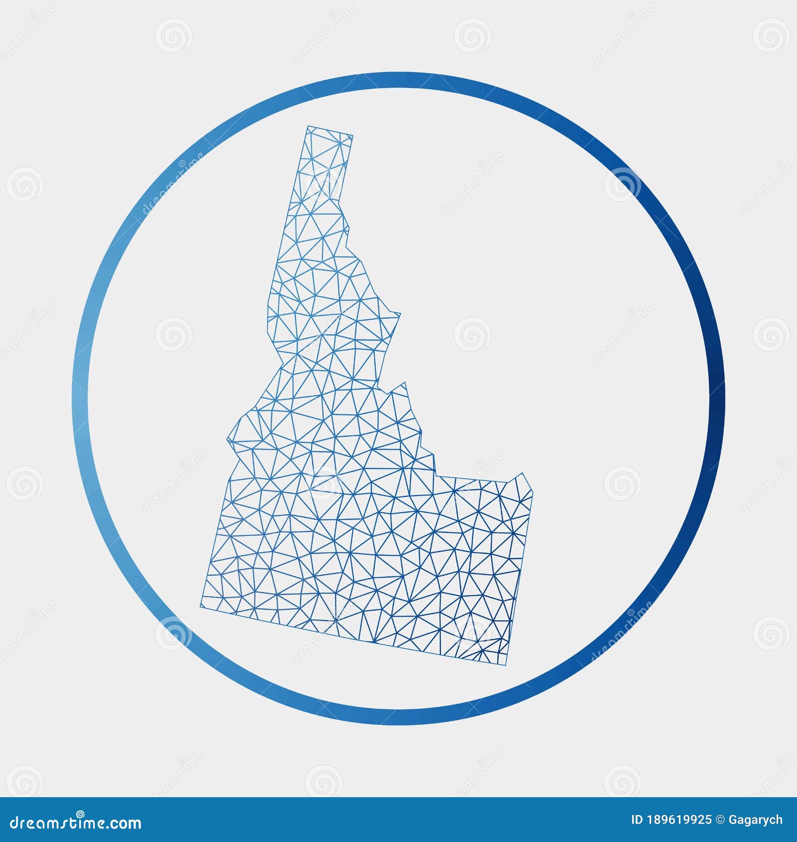 Idaho icon. stock vector. Illustration of infographic - 189619925