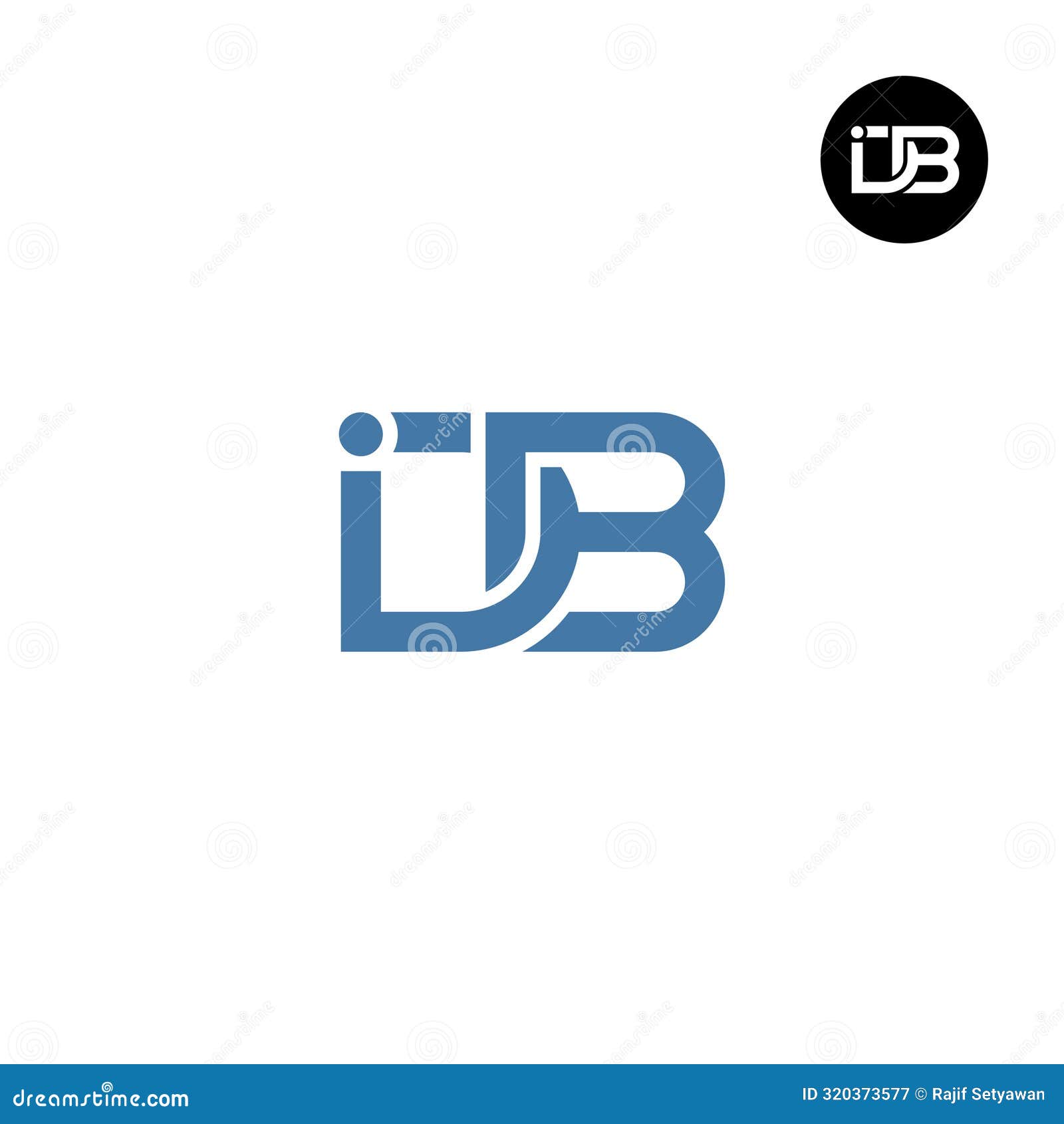 IDB Logo Letter Monogram Design Stock Vector - Illustration of logotype ...