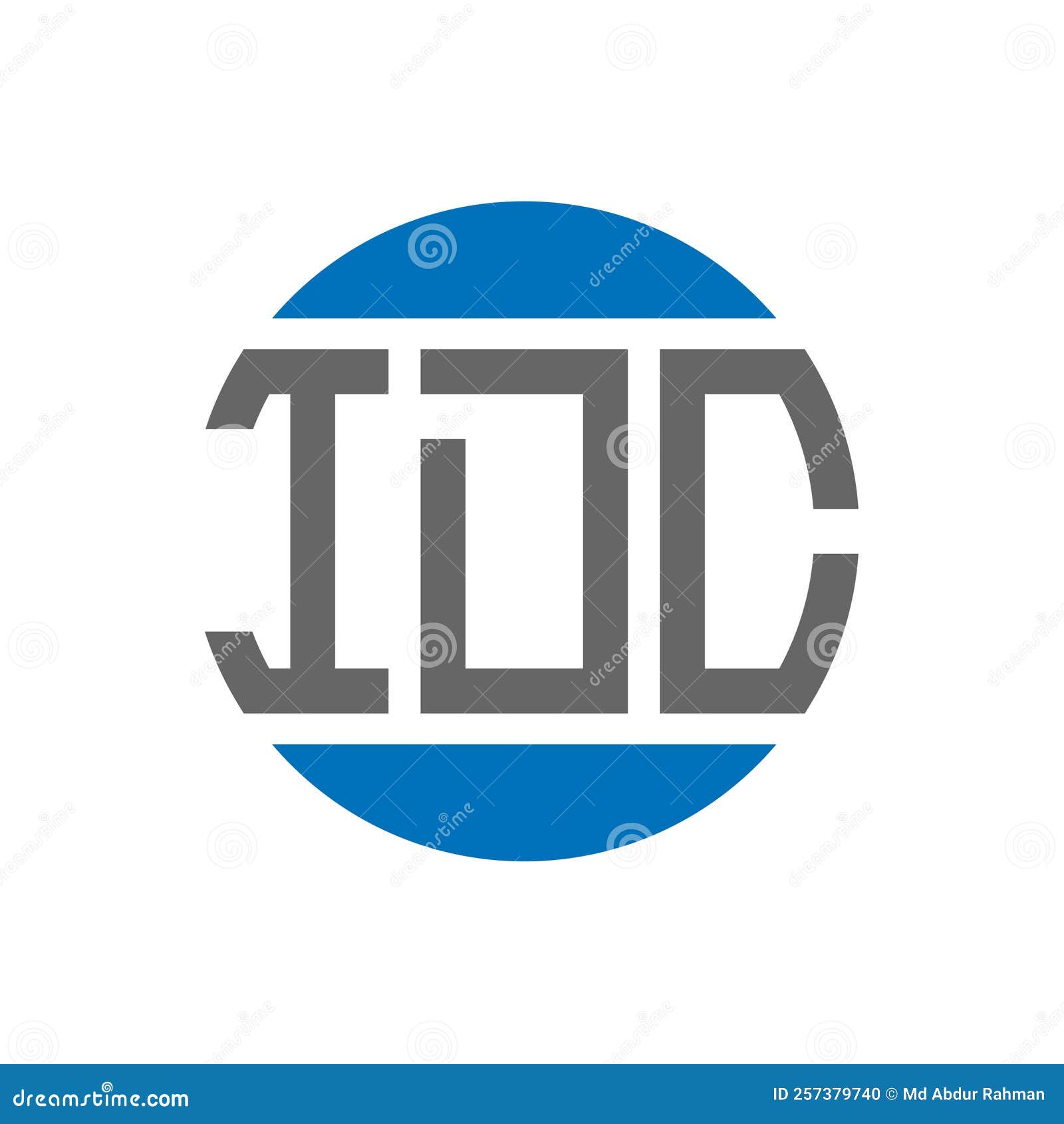 IDC Letter Logo Design on White Background. IDC Creative Initials ...
