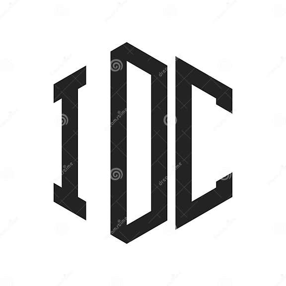 IDC Logo Design. Initial Letter IDC Monogram Logo Using Hexagon Shape ...