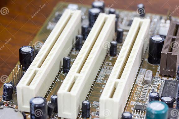 IDE Integrated Drive Electronics Stock Photo - Image of mainboard ...