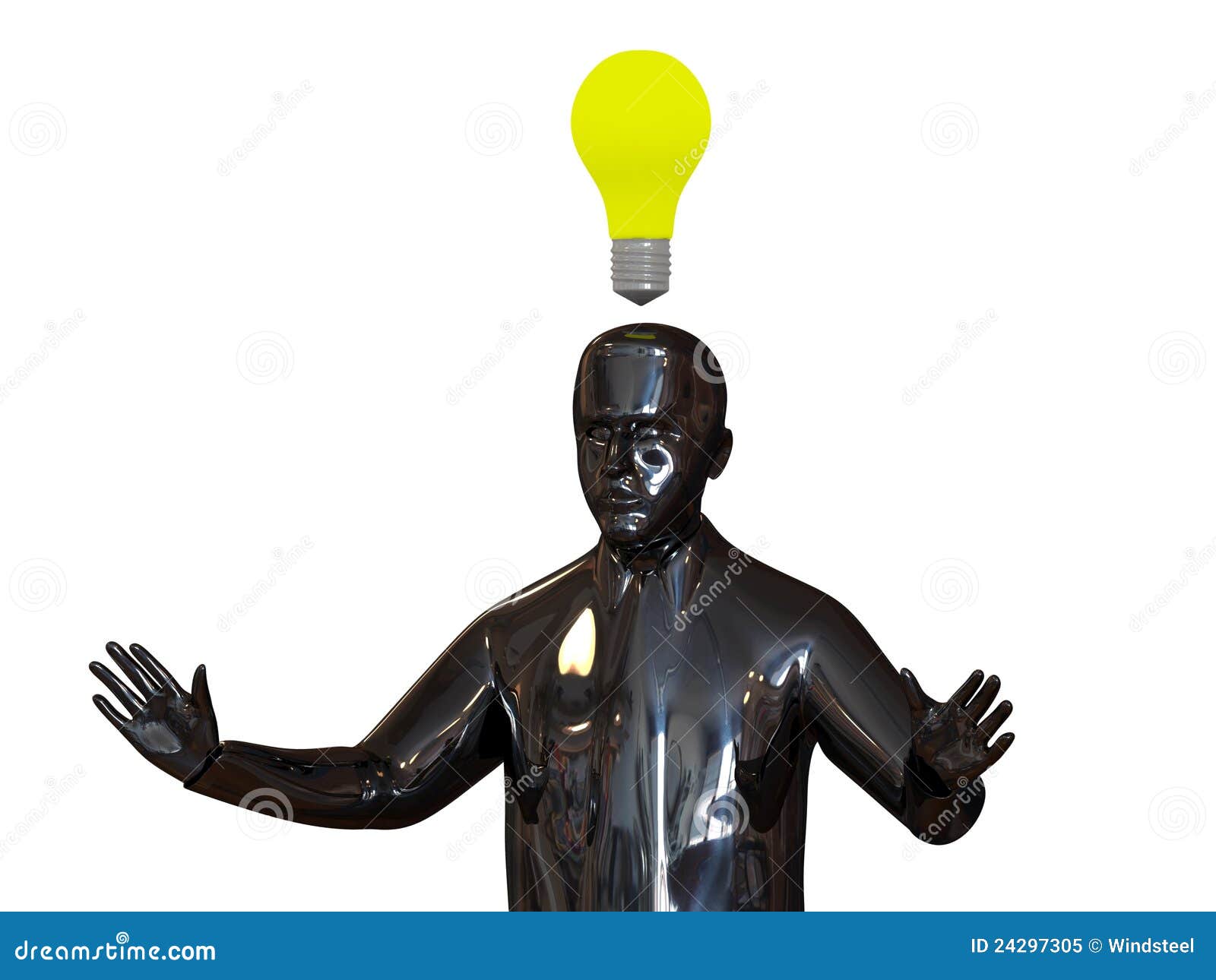 An idea. stock illustration. Illustration of energy, lamp - 24297305