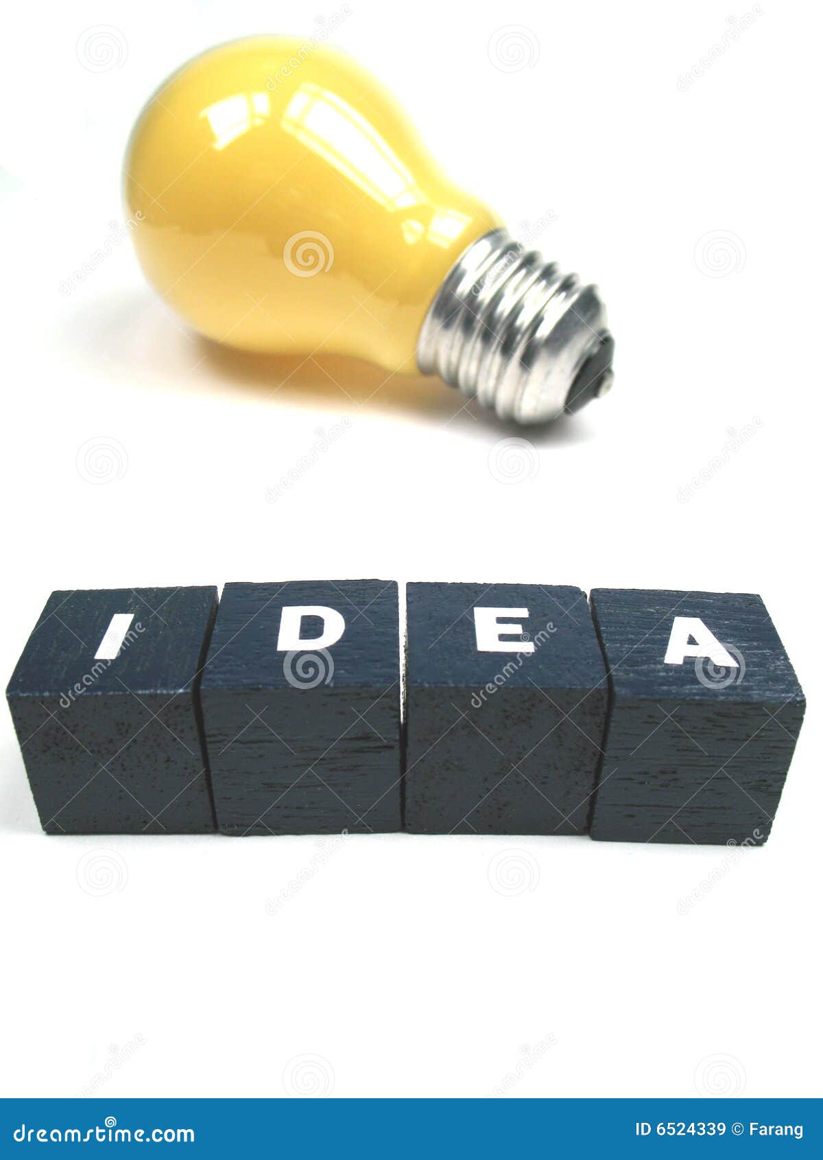 Idea stock image. Image of concept, yellow, idea, smart - 6524339