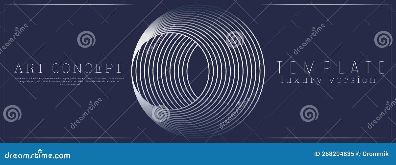 Idea of an Abstract Composition for the Design of a Poster, Banner ...